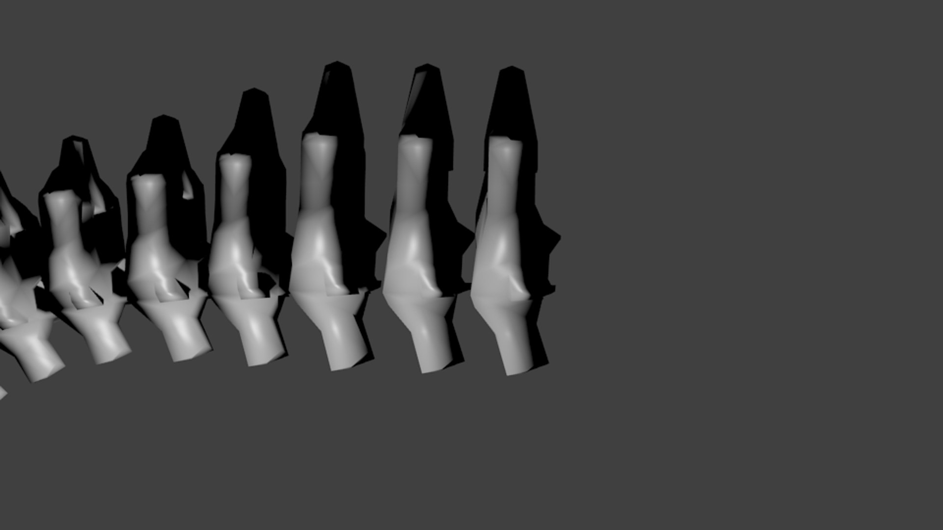 Spine Monster 3d Model