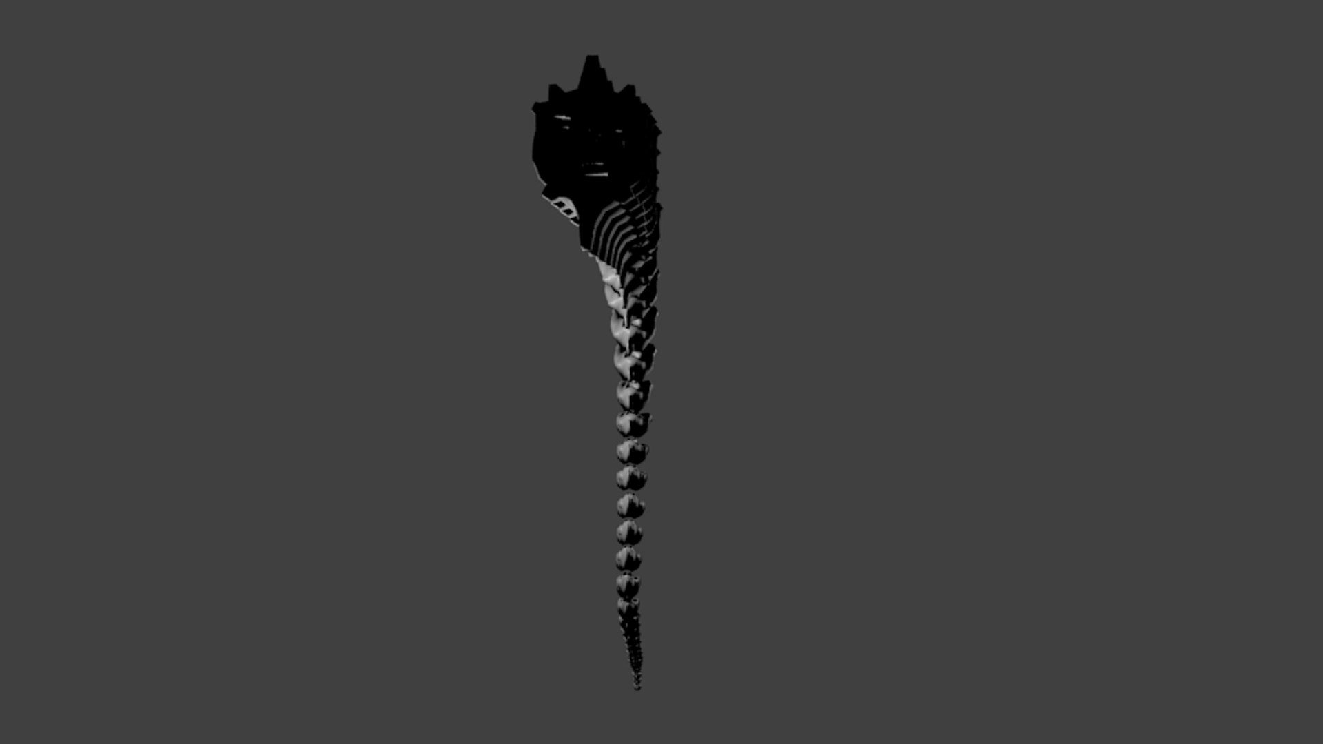 Spine Monster 3d Model