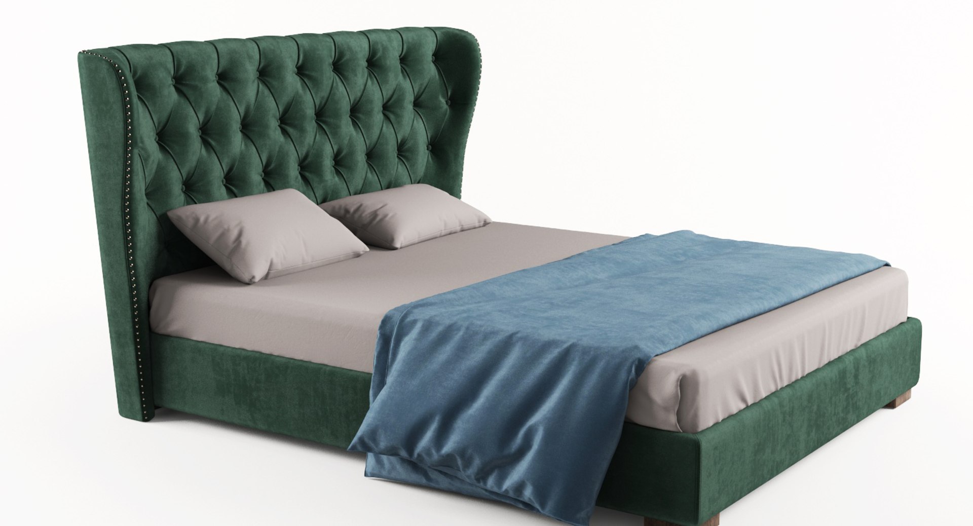 Astrid Bed 3D Model - TurboSquid 1255080