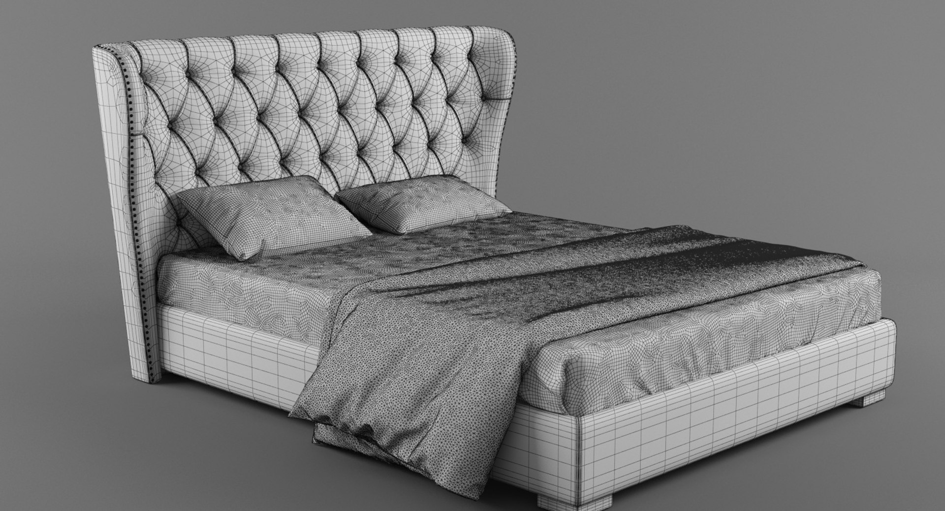 Astrid Bed 3D Model - TurboSquid 1255080