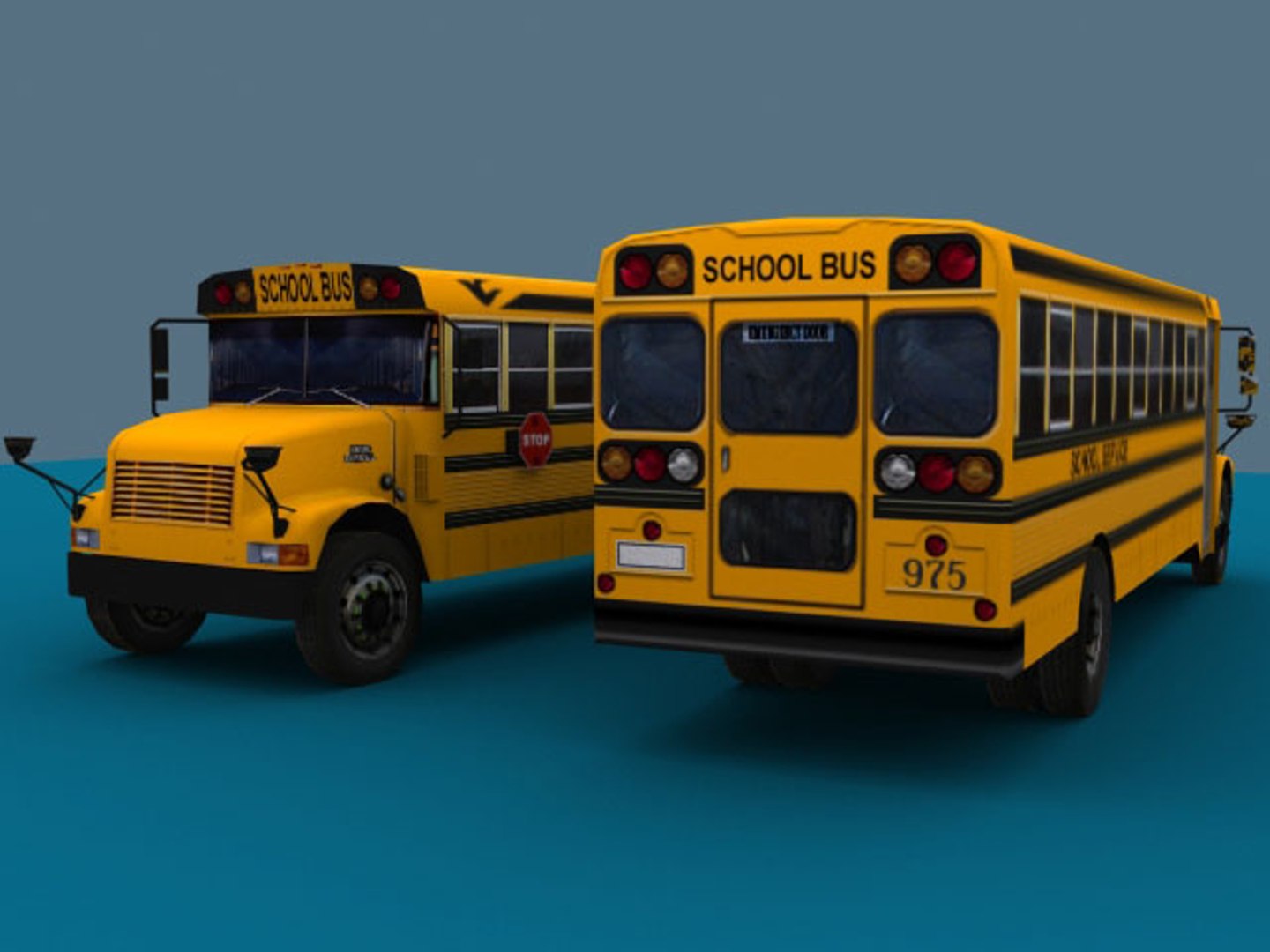 School bus 3D model - TurboSquid 542697