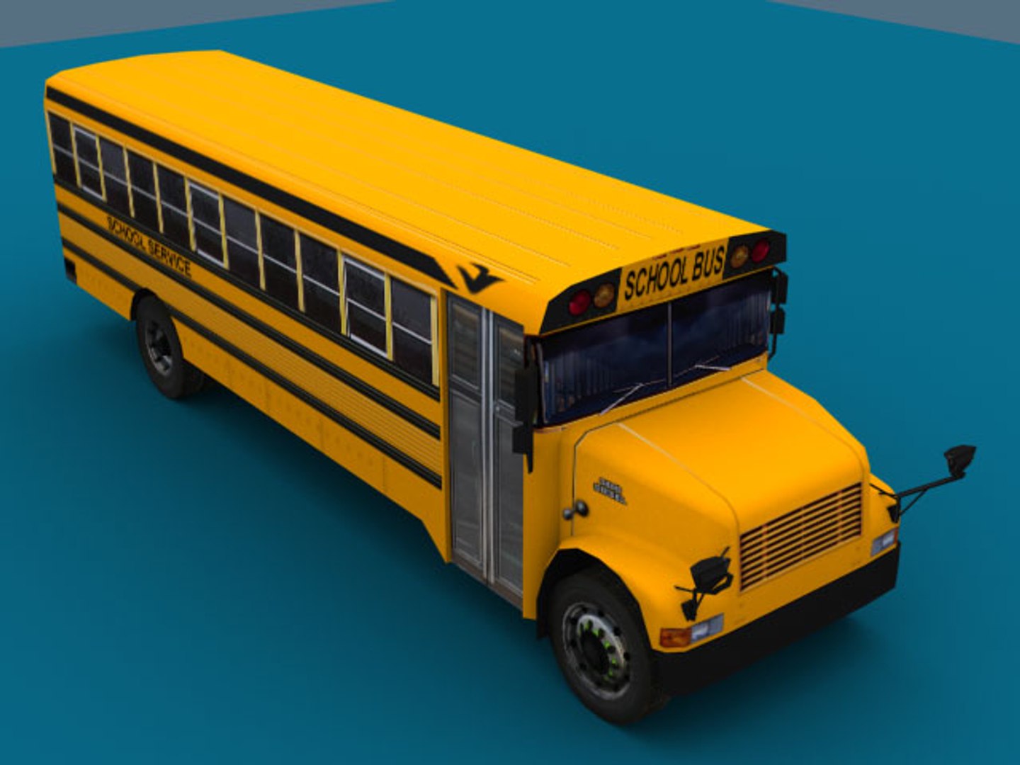 School bus 3D model - TurboSquid 542697