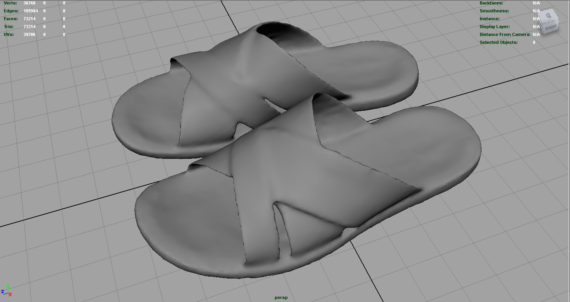 Flips Flops 3D Model - TurboSquid 1306172