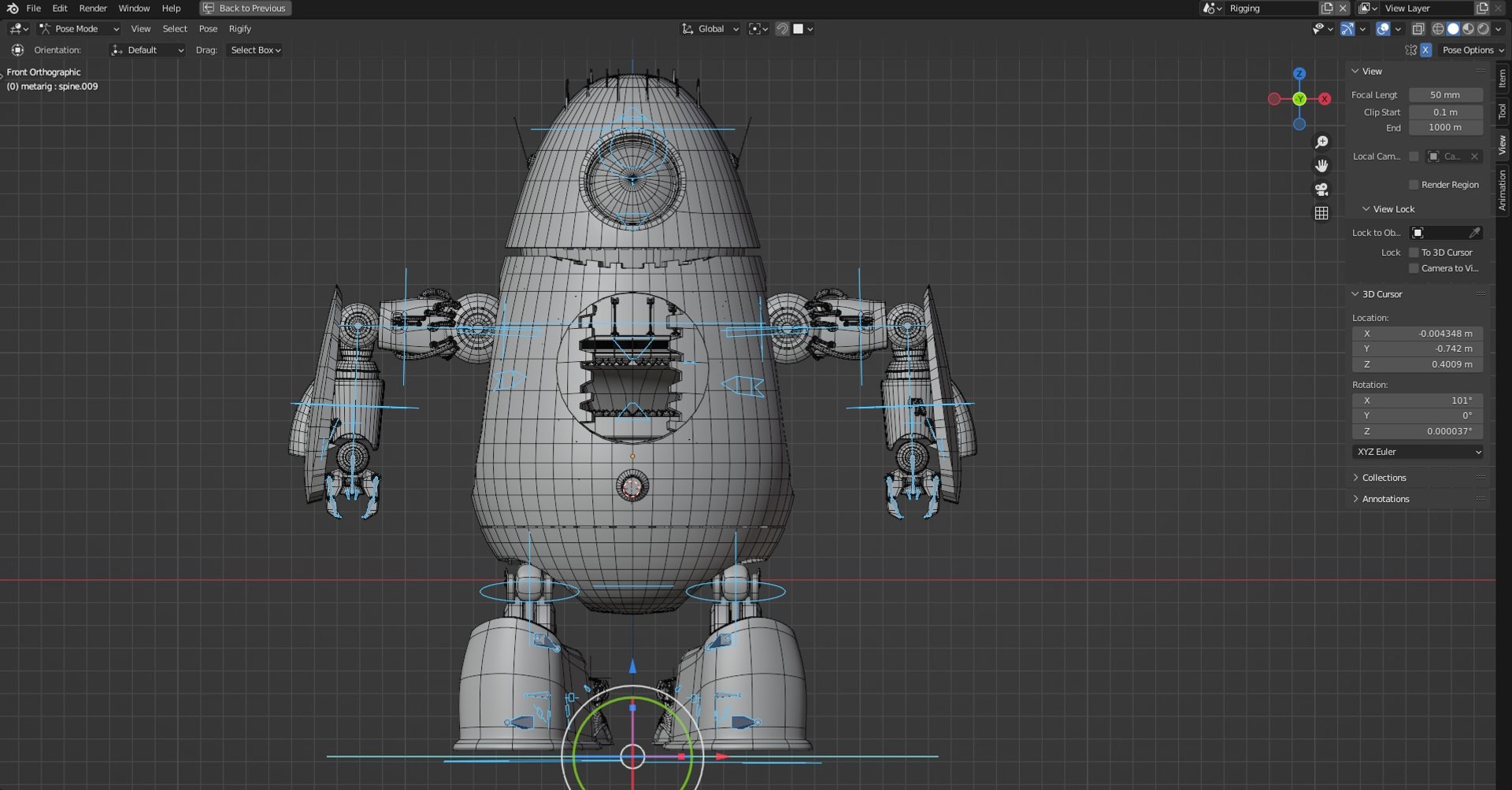 Alien Probe In Monster Vs Alien 3D Model - TurboSquid 1839004