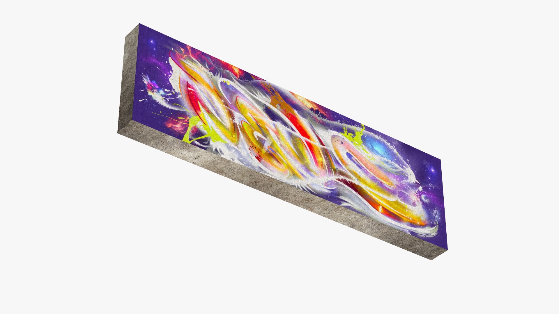 3D Model Graffiti Art Wall - TurboSquid 1692923