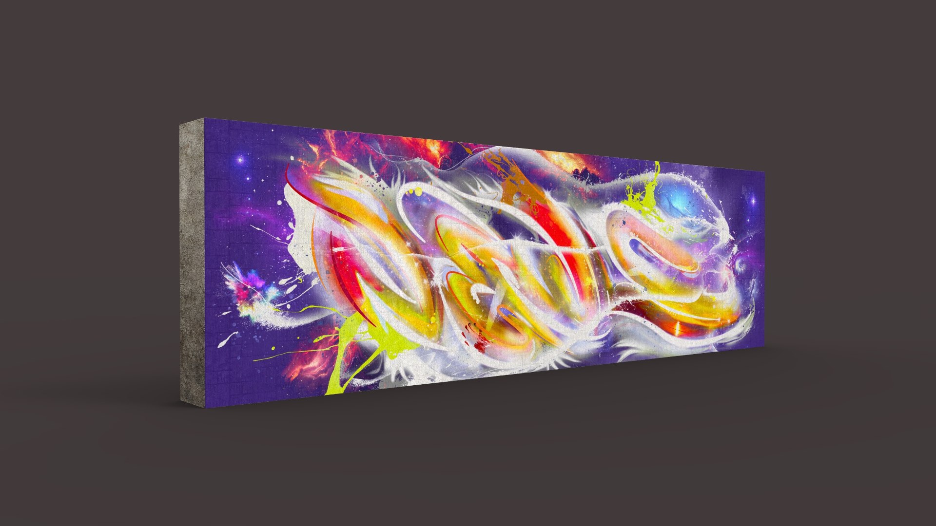 3D Model Graffiti Art Wall - TurboSquid 1692923