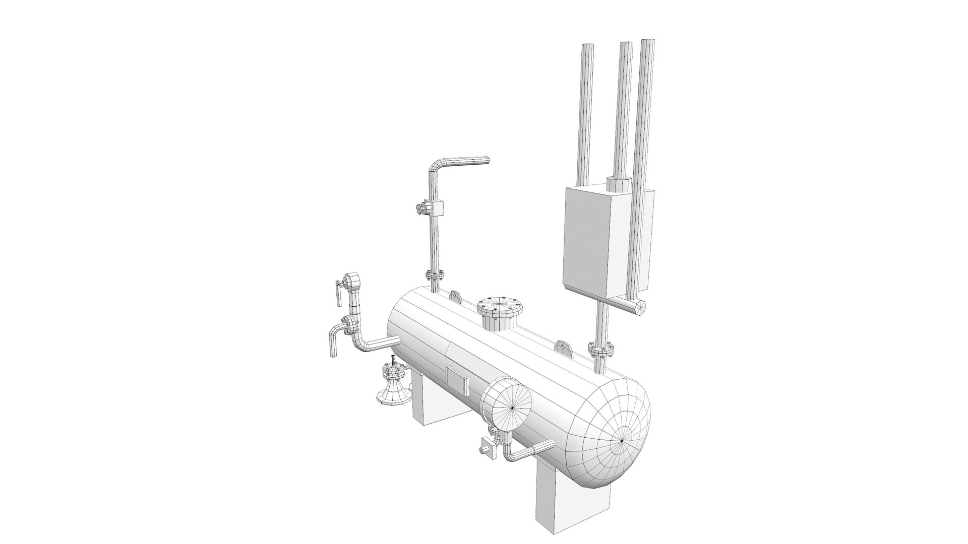 3D Gas Tank Model - TurboSquid 2172845