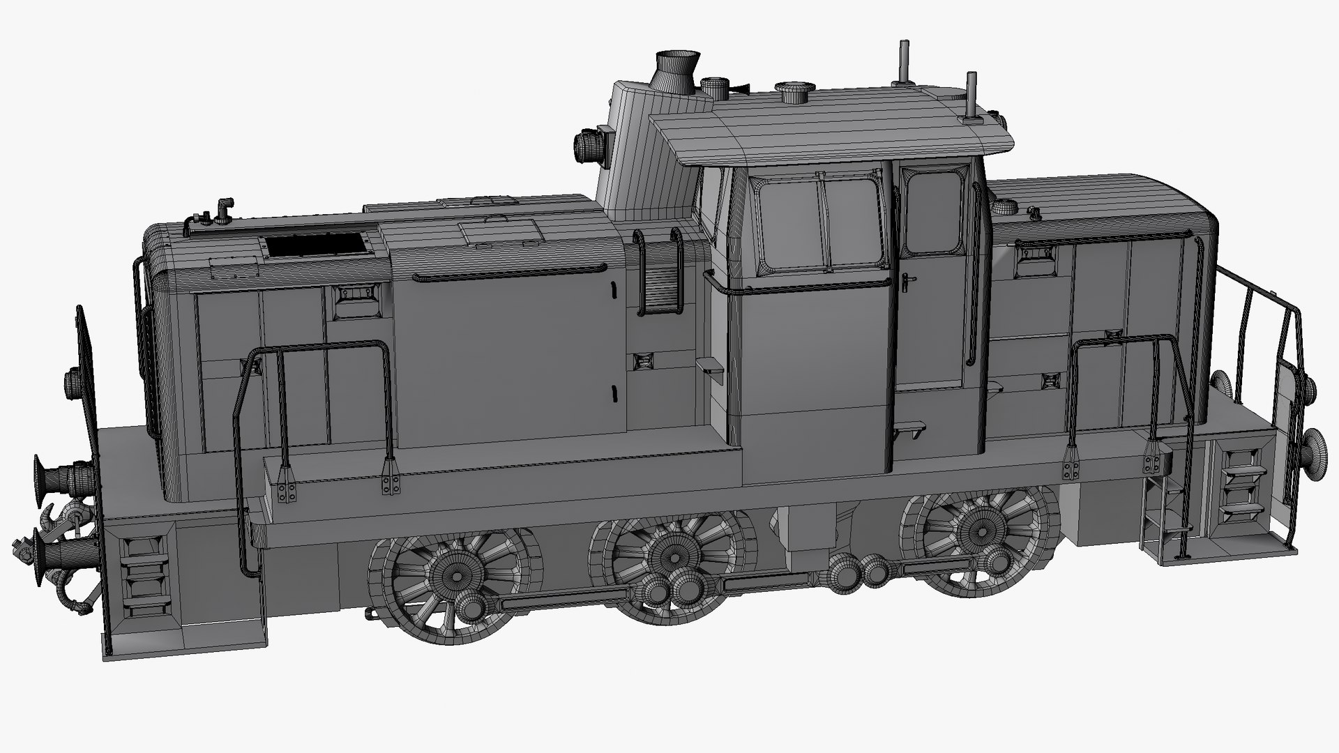 3D Model Db Class V60 Hydrodynamic Diesel Shunting Locomotive ...