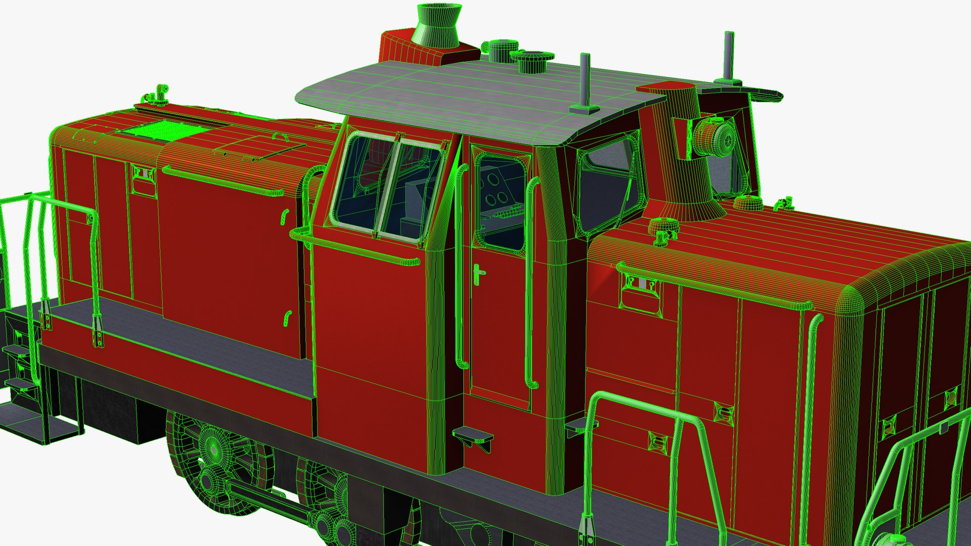 3D Model Db Class V60 Hydrodynamic Diesel Shunting Locomotive ...