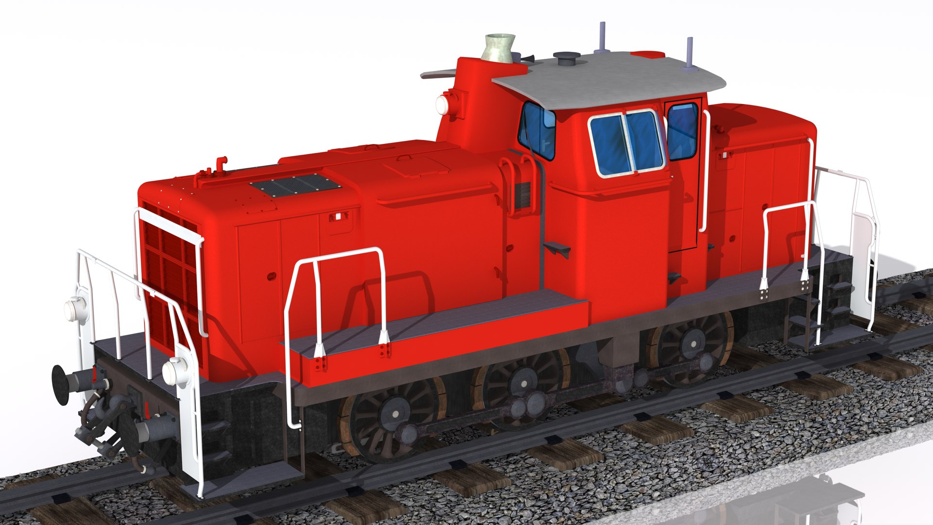 3D Model Db Class V60 Hydrodynamic Diesel Shunting Locomotive ...