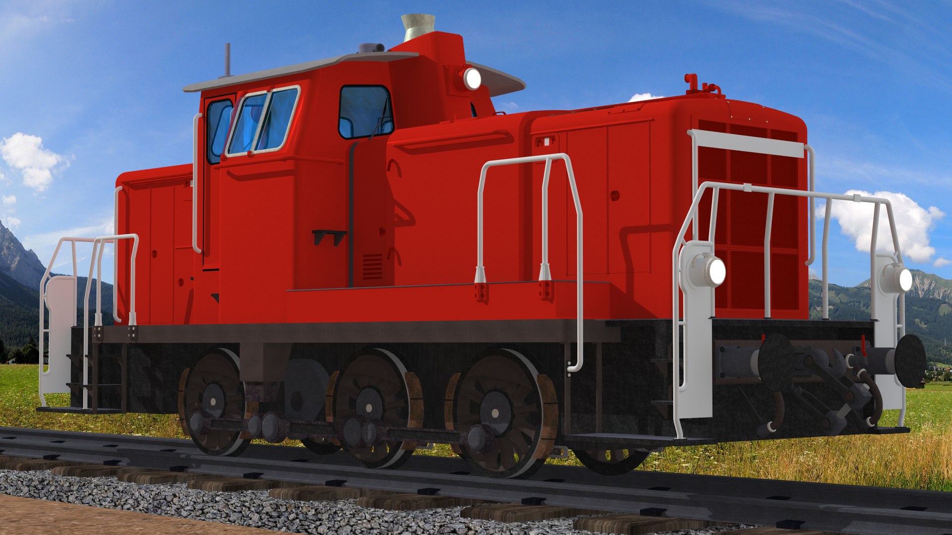 3D Model Db Class V60 Hydrodynamic Diesel Shunting Locomotive ...