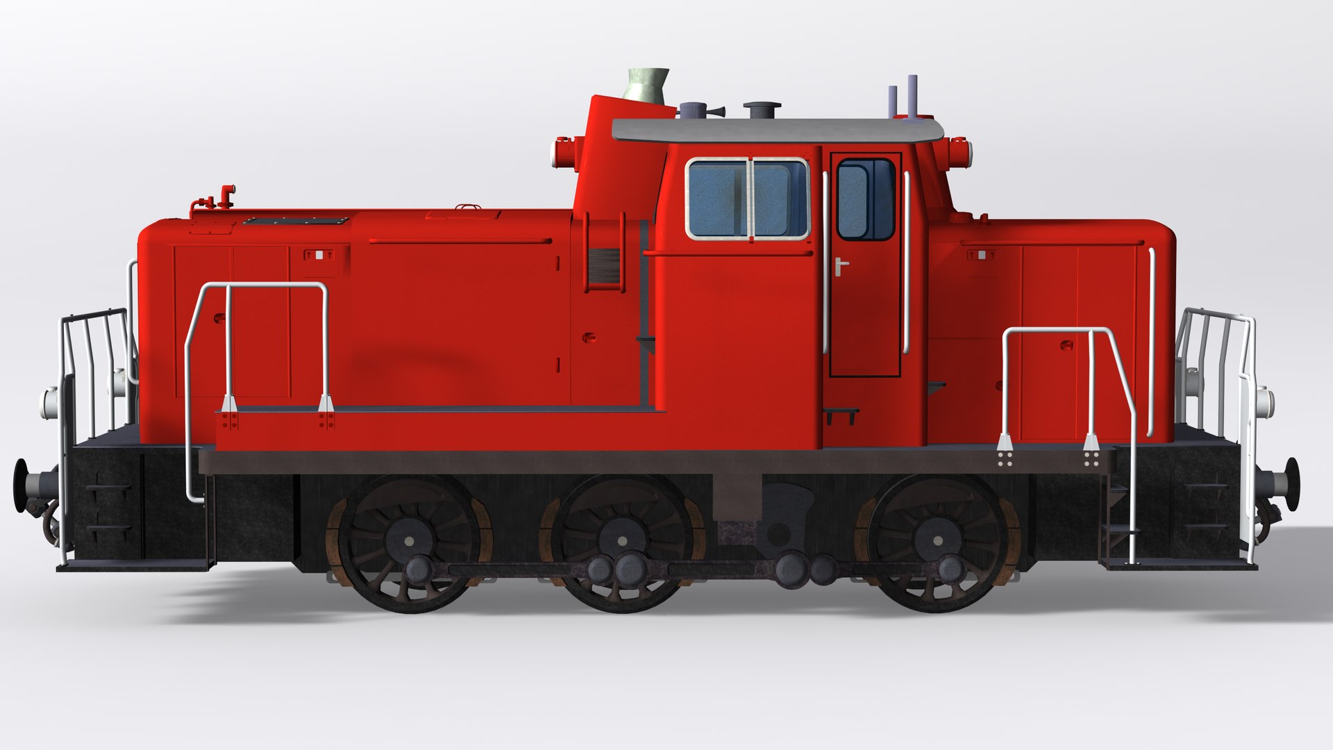 3D Model Db Class V60 Hydrodynamic Diesel Shunting Locomotive ...