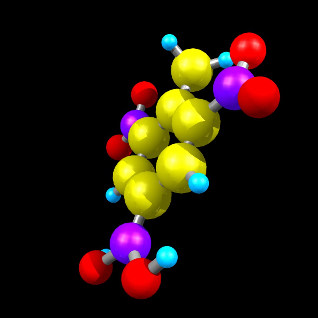 3D Trinitrotoluene Model - TurboSquid 1184217