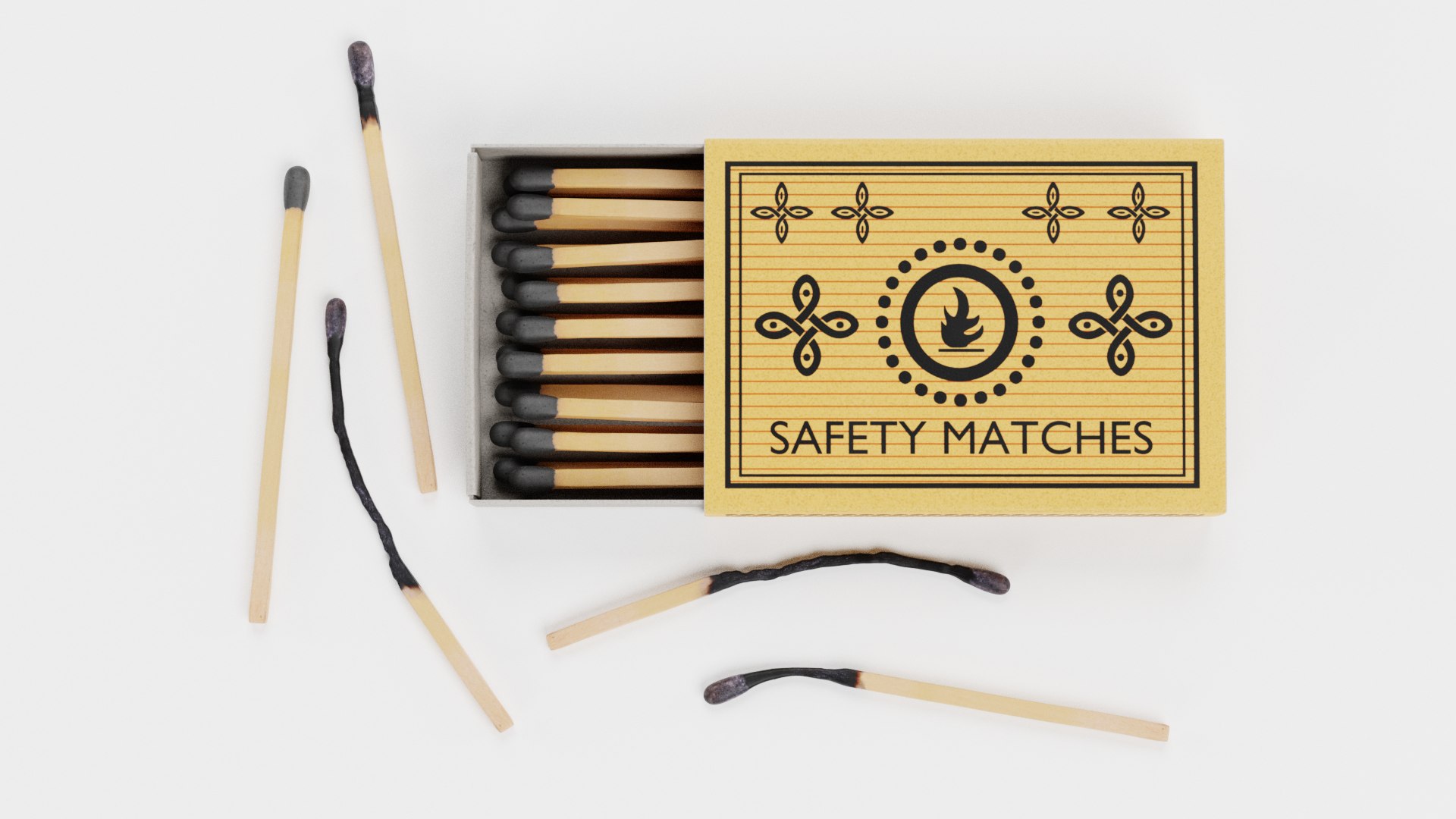 3D Matchbox Lights Pbr - TurboSquid 1529440