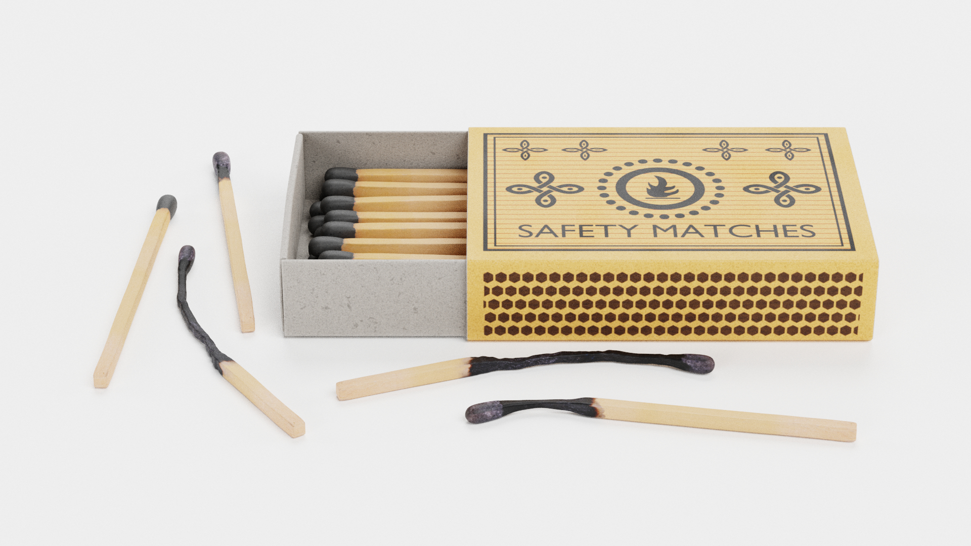 3D Matchbox Lights Pbr - TurboSquid 1529440