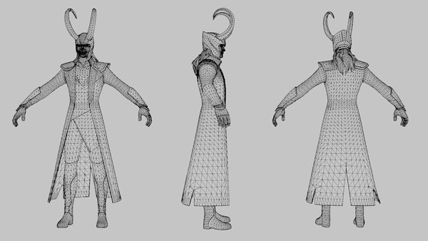 modelo 3d Loki Lowpoly Rigged - TurboSquid 2034094