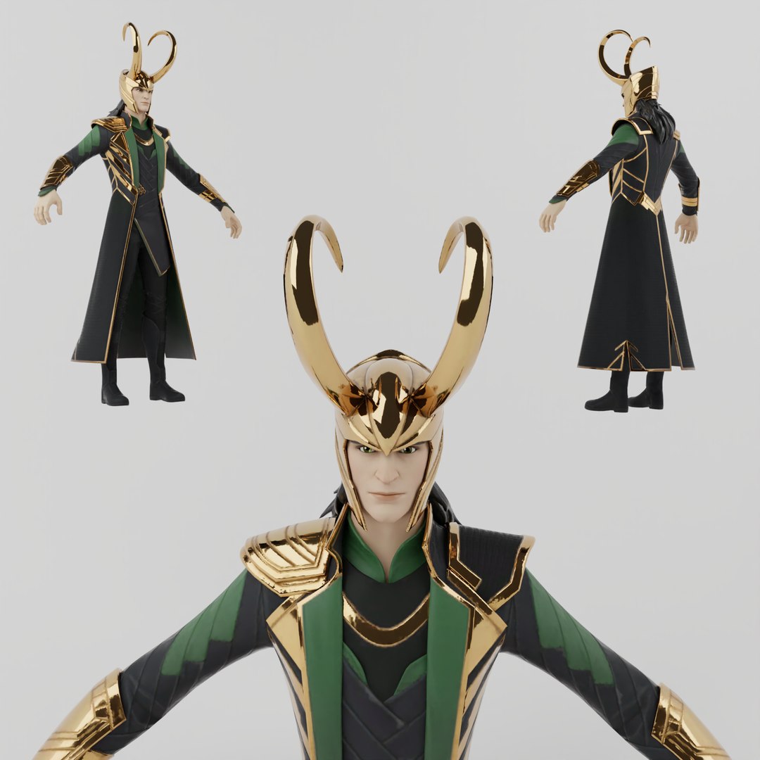 3D Loki Lowpoly Rigged - TurboSquid 2034094