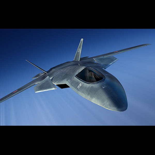 concept russian fighter 3d model