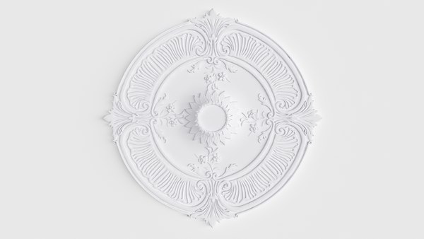 modelo 3d Modelo 3D de medallón de techo - TurboSquid 2281083