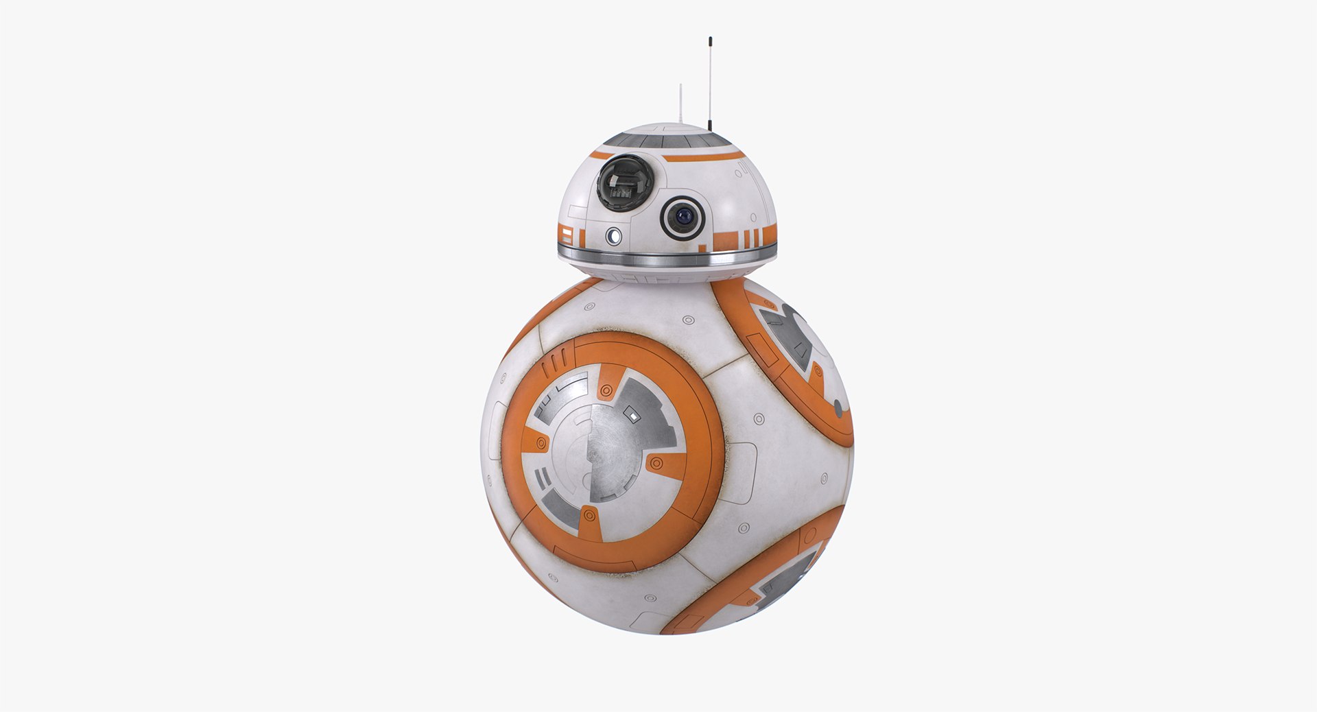 3d model bb-8 rigged