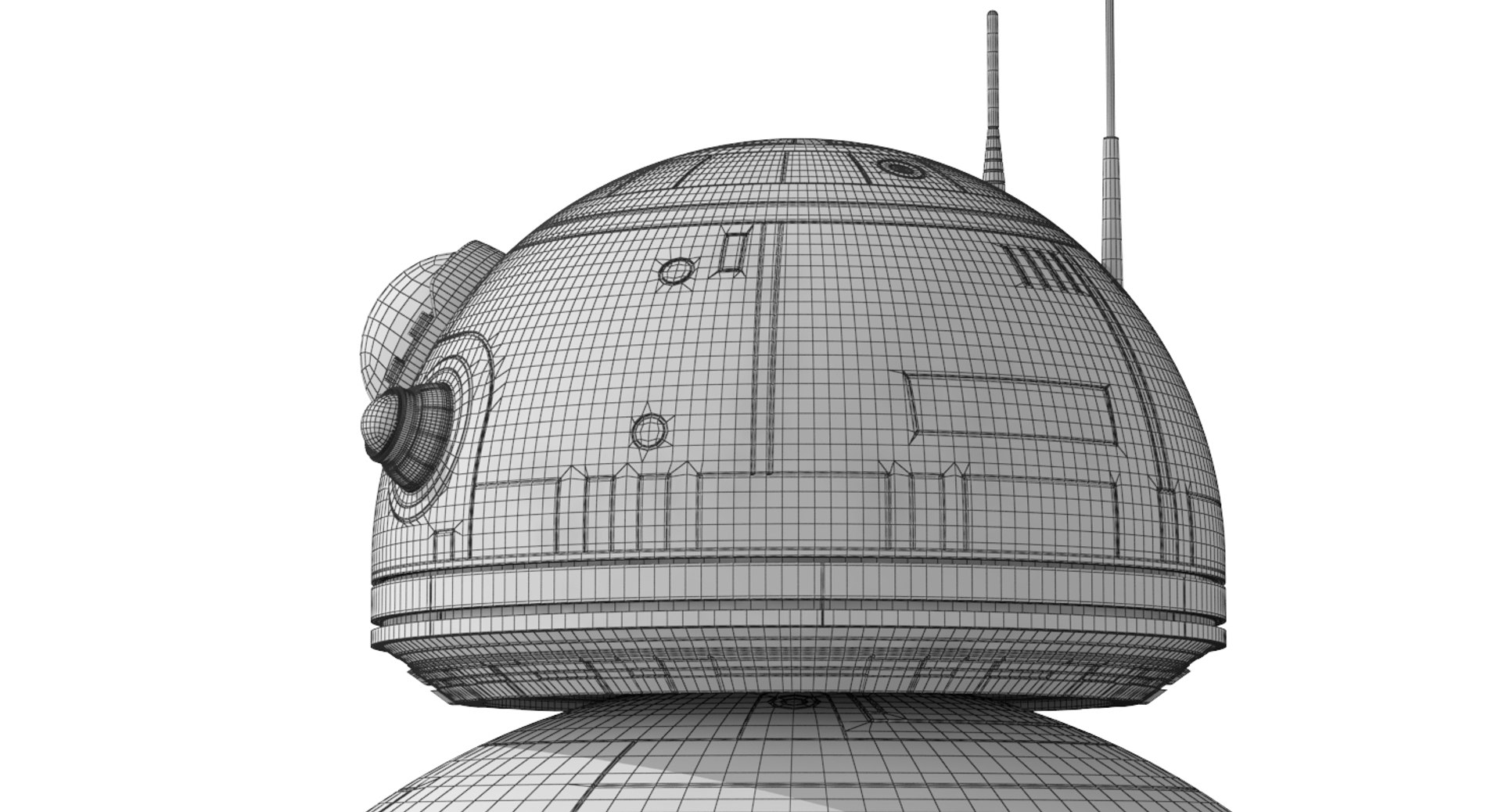 3d Model Bb-8 Rigged