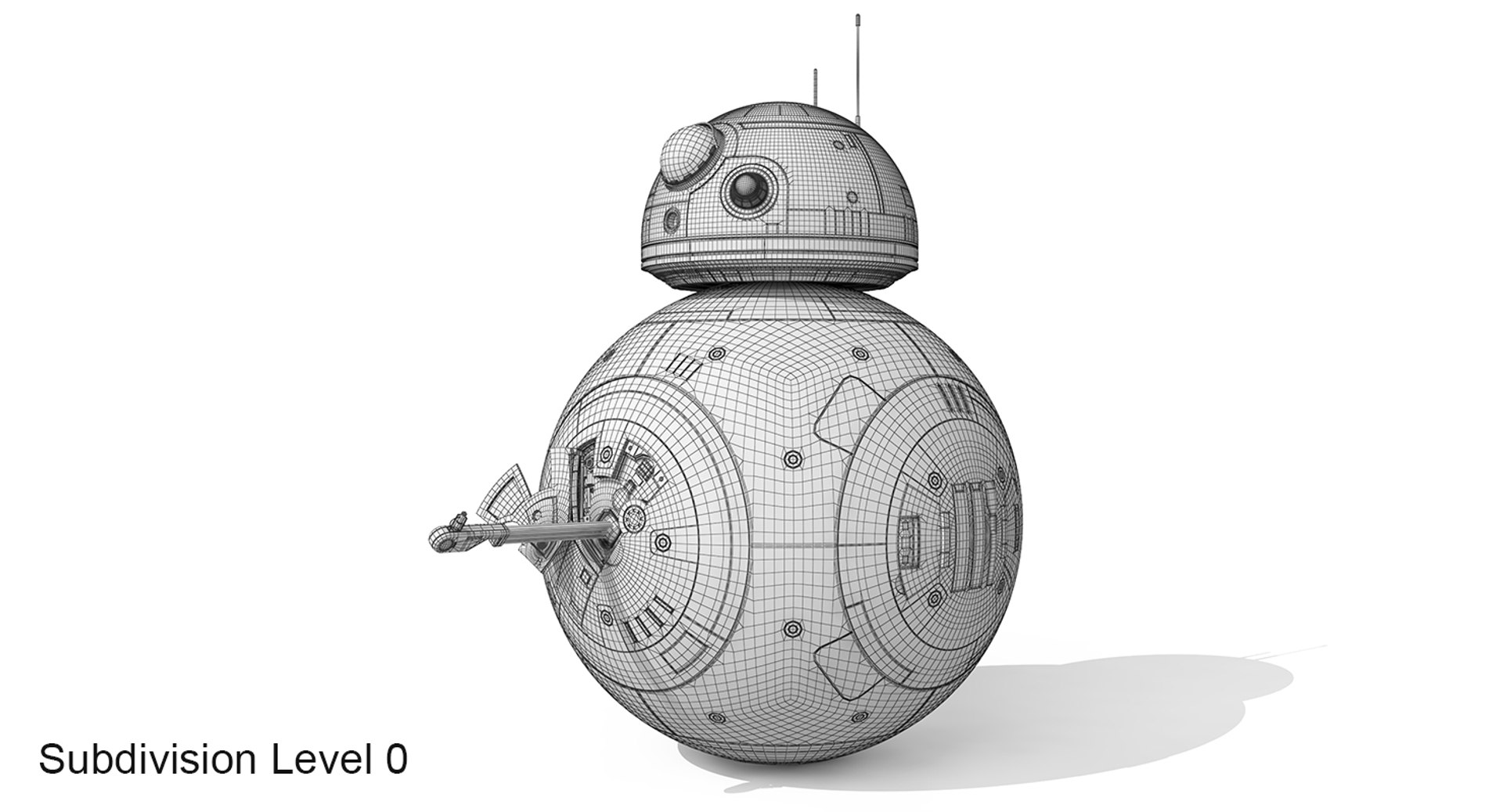 3d Model Bb-8 Rigged