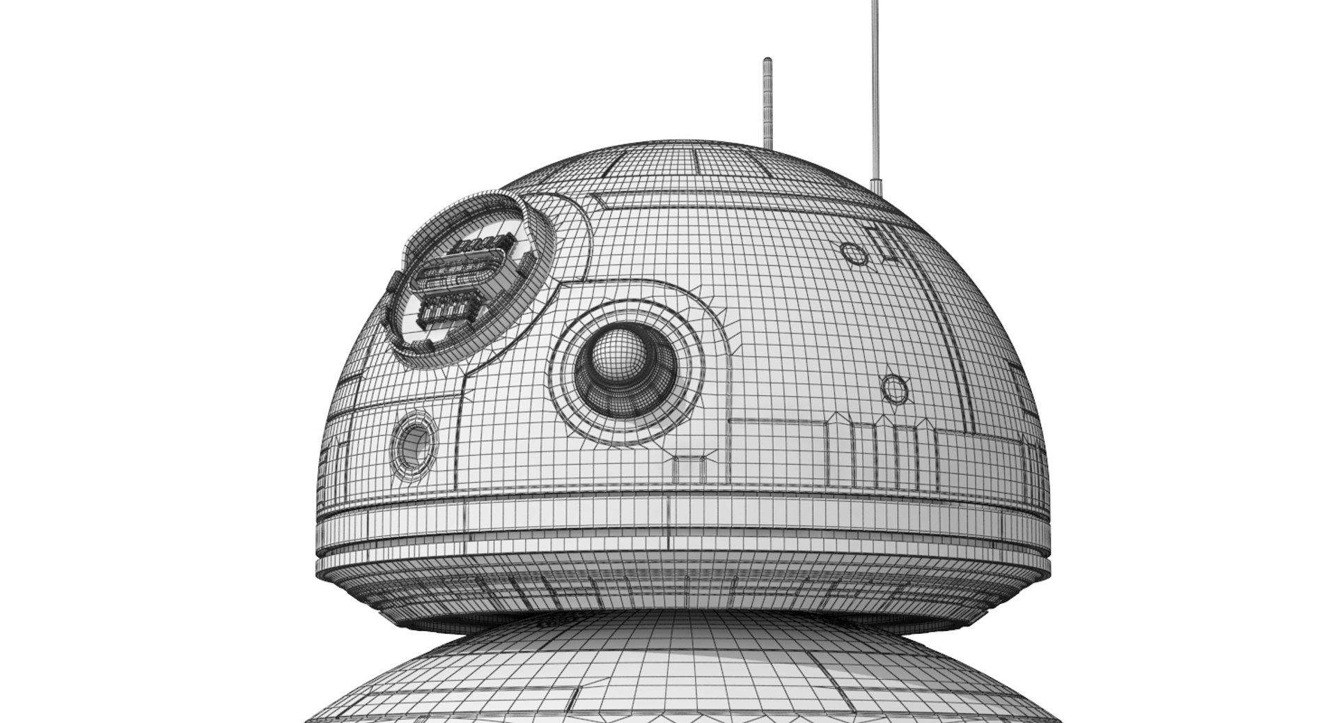 3d Model Bb-8 Rigged