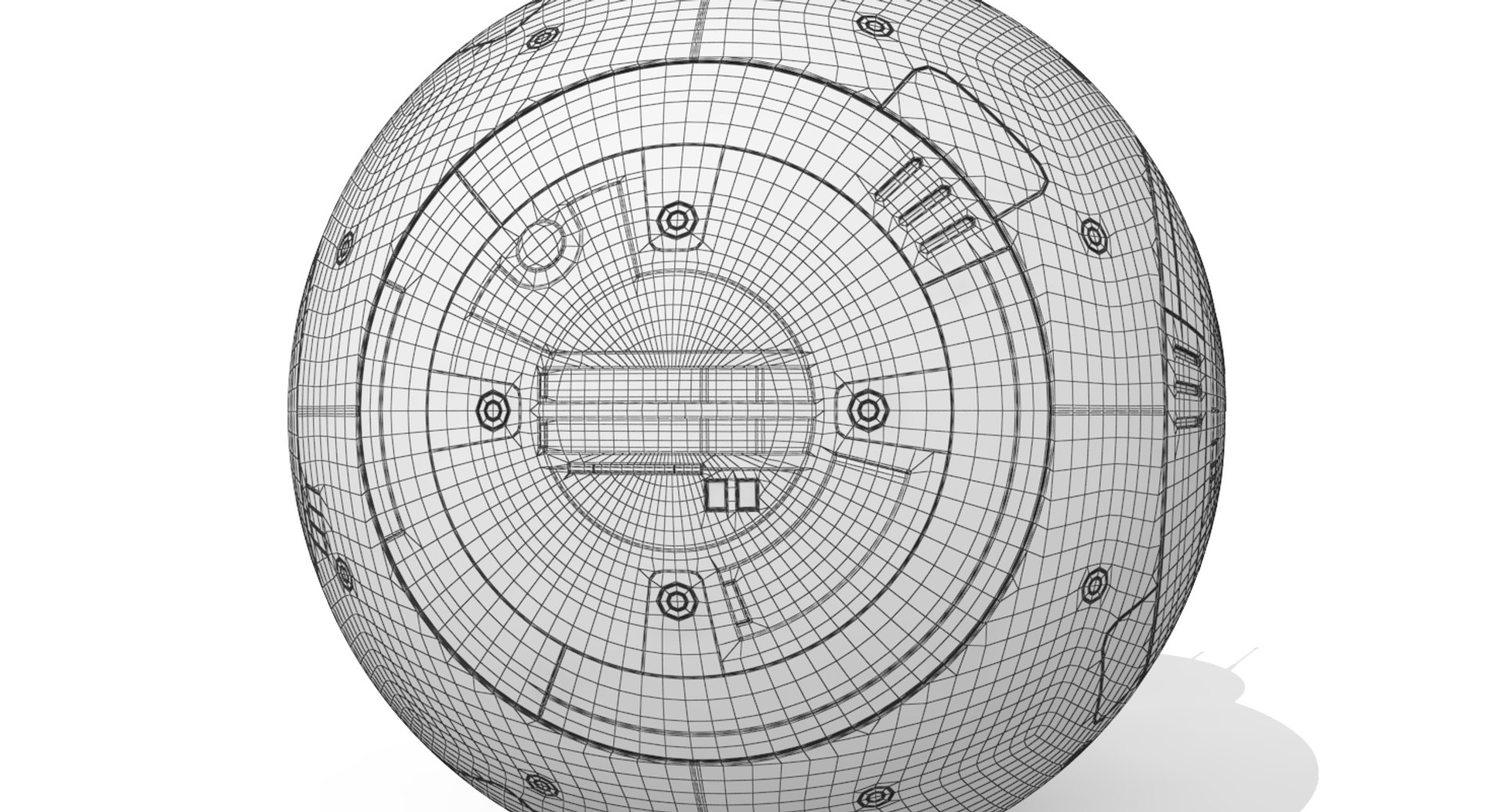 3d model bb-8 rigged