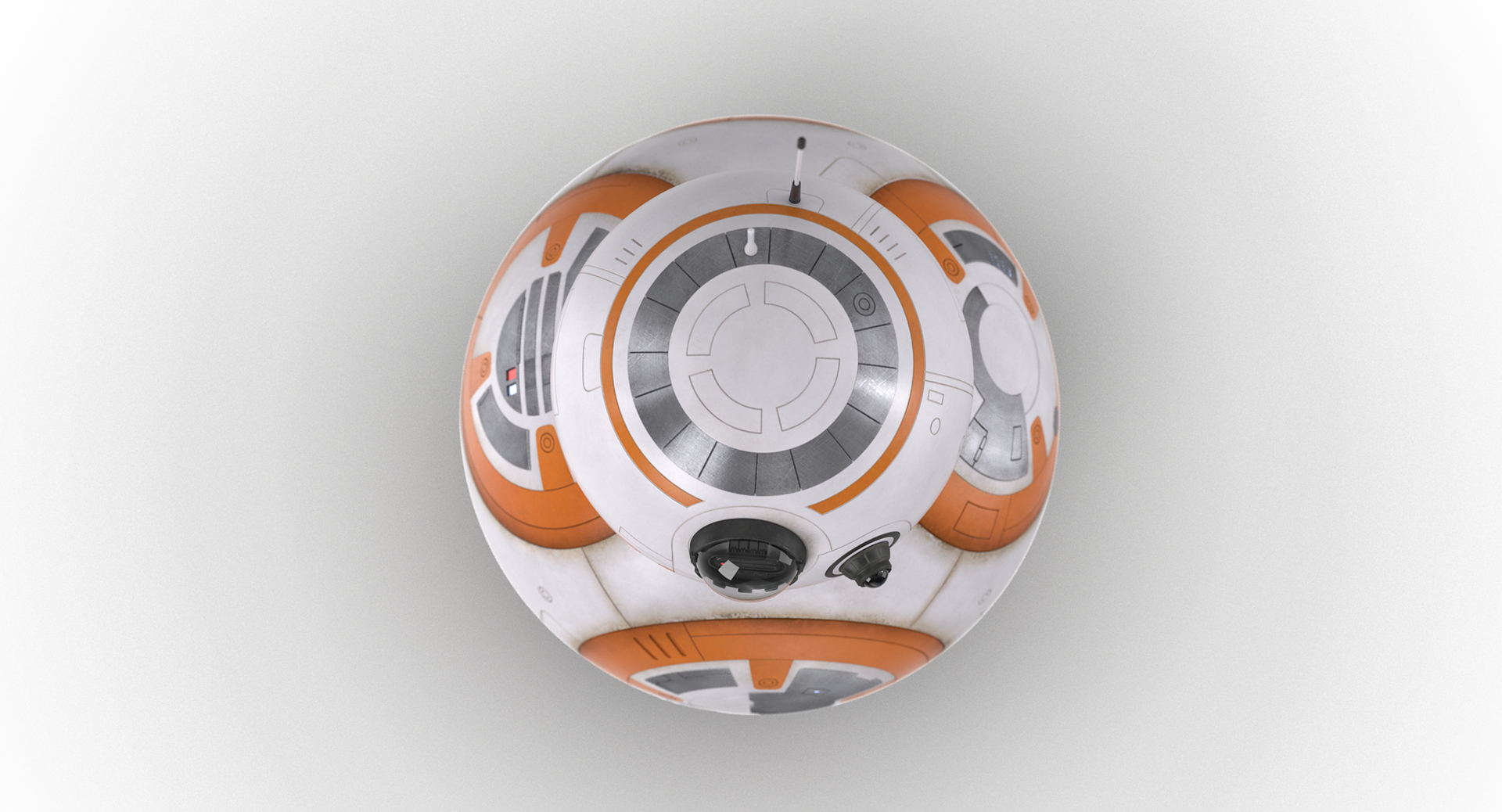 3d model bb-8 rigged
