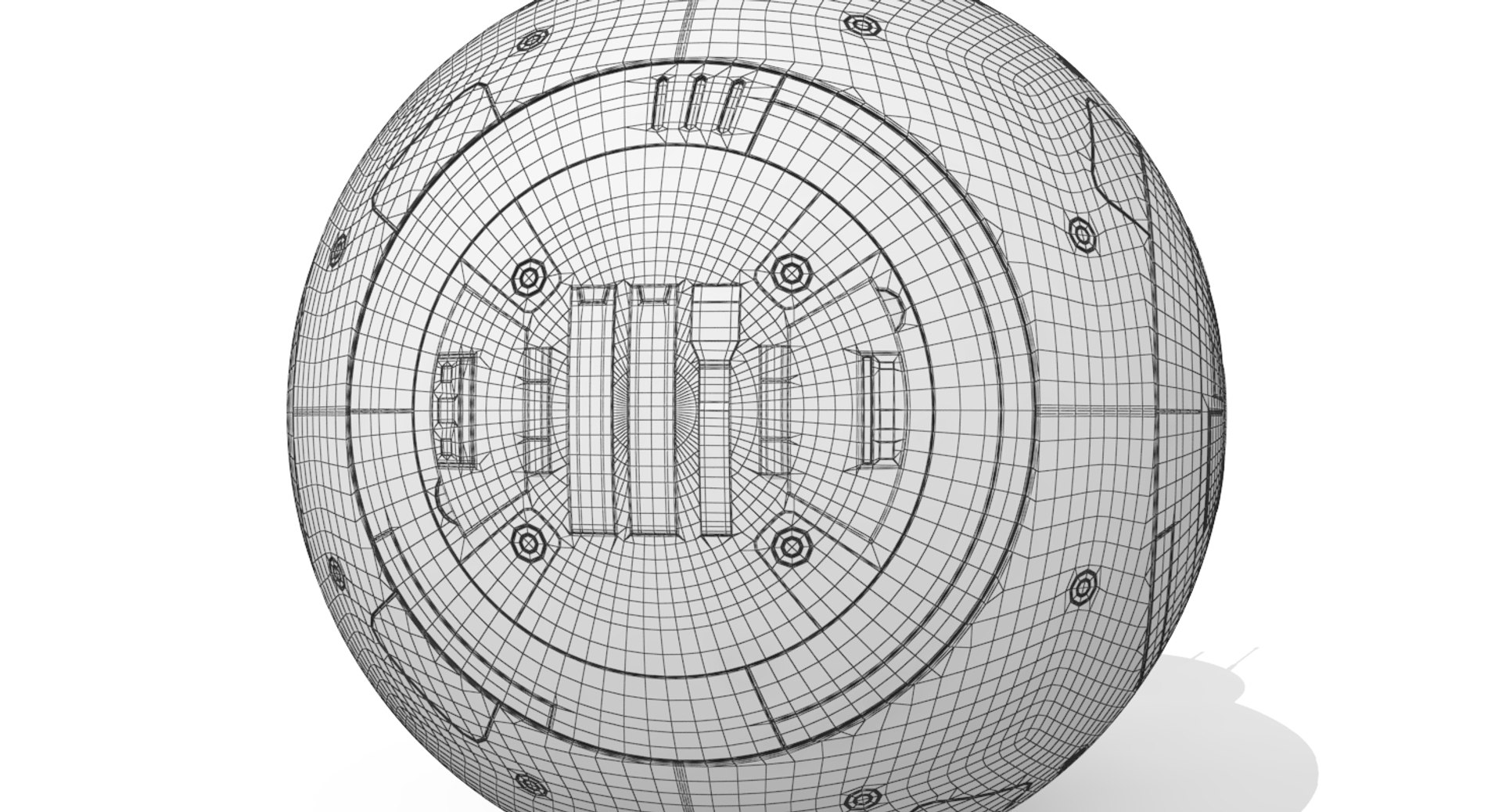 3d model bb-8 rigged