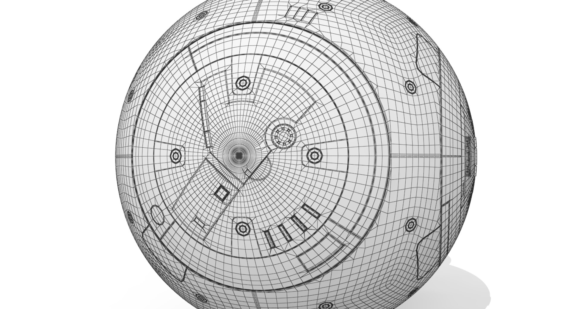 3d model bb-8 rigged