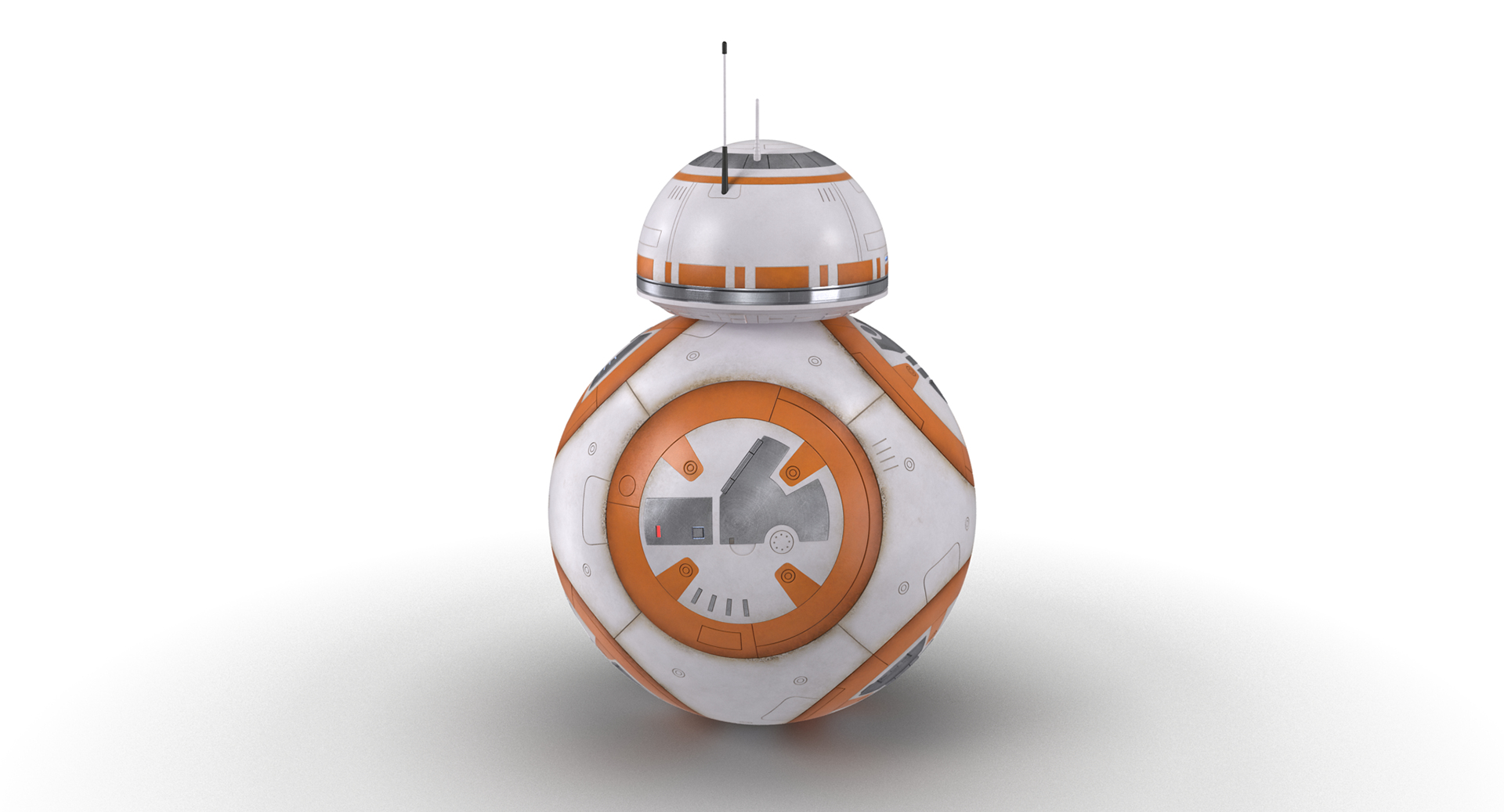 3d model bb-8 rigged