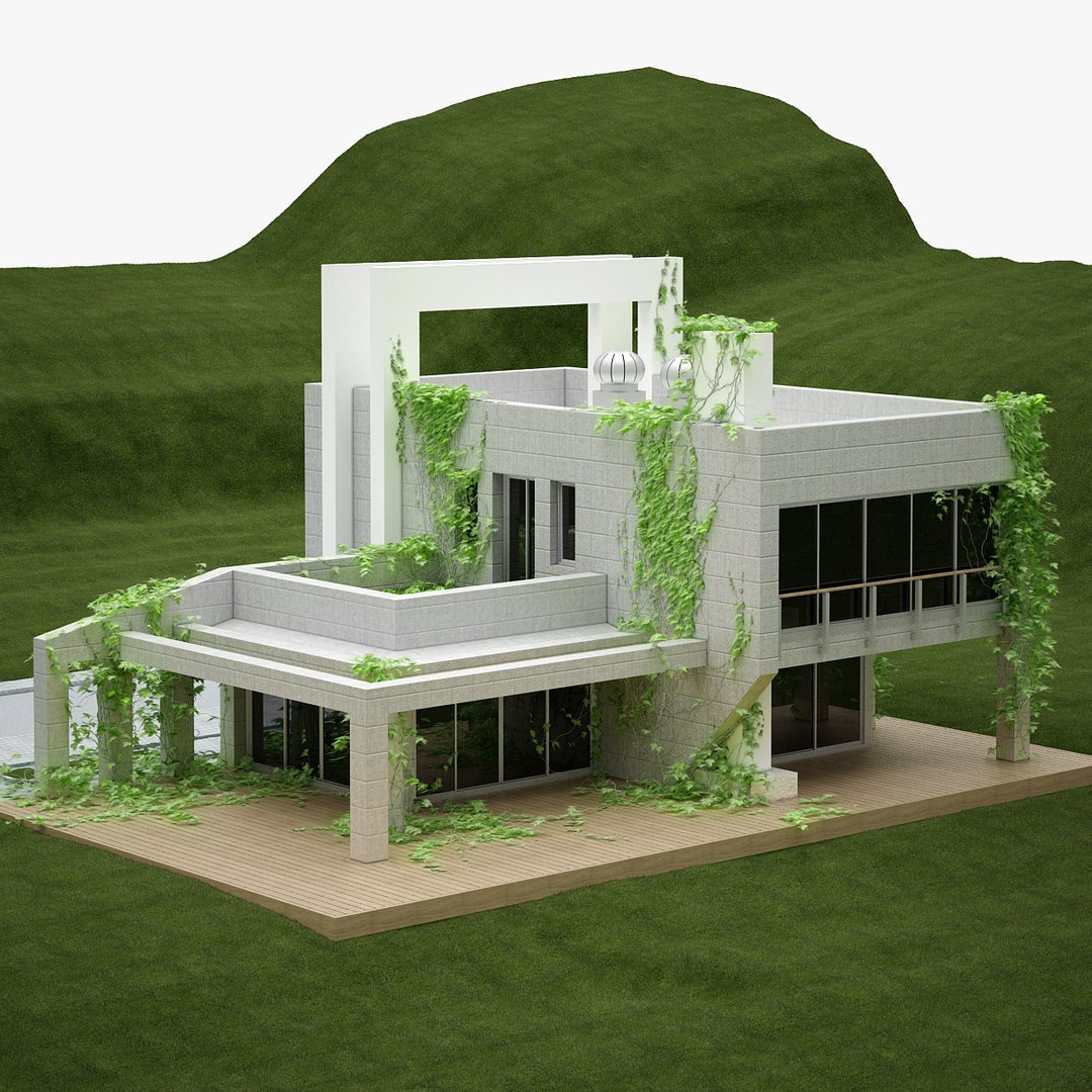 Villa 3d Max