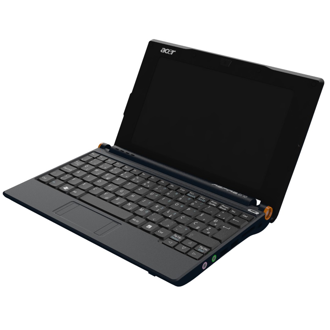 Acer Aspire Laptop 3d Model