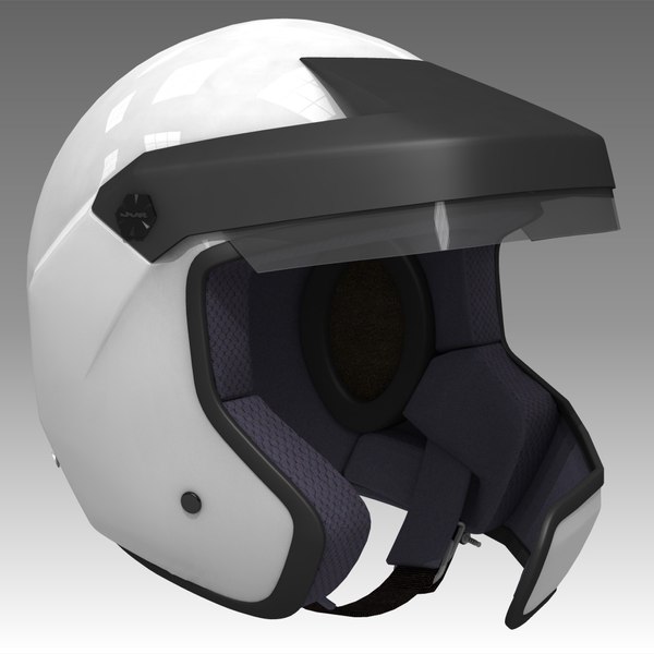 3d model simpson diamondback car helmet