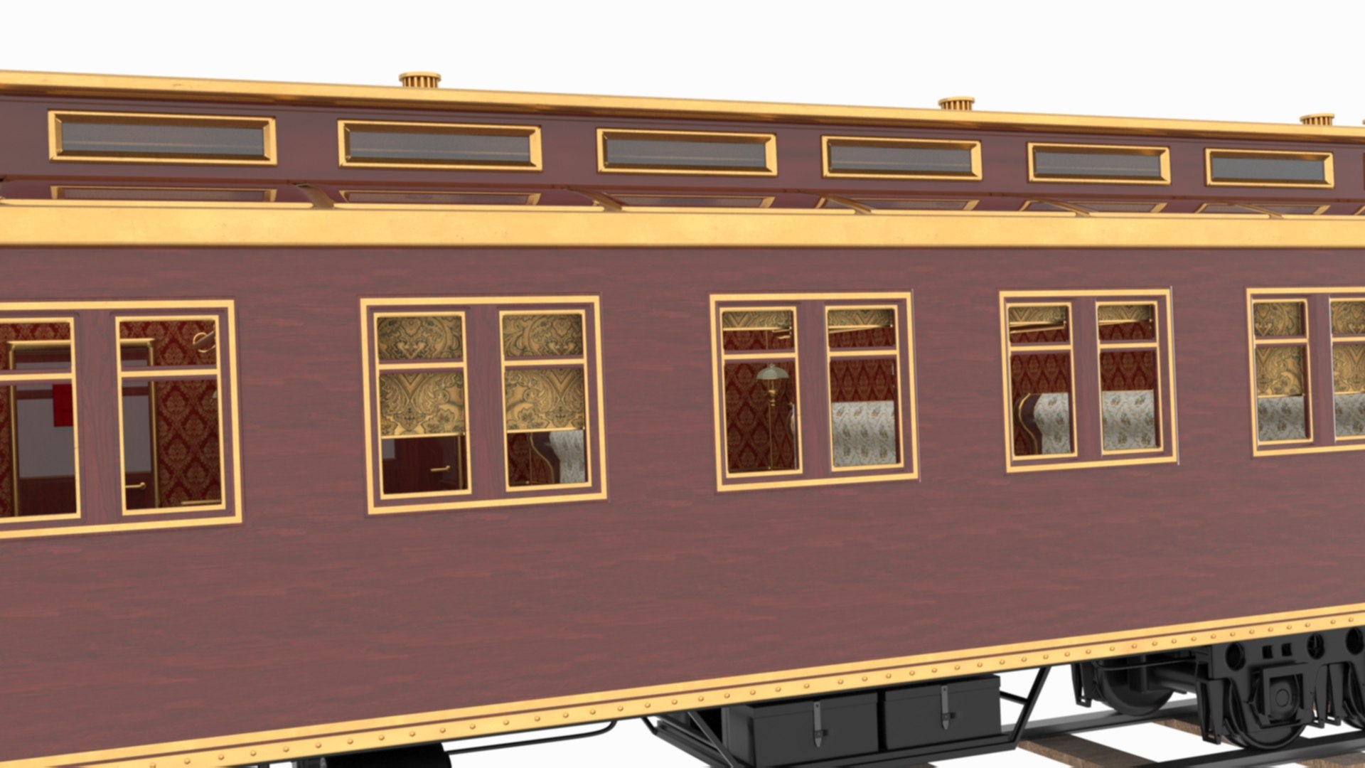 Steam Train model - TurboSquid 2173438
