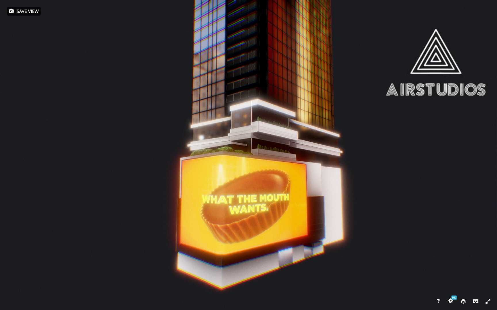 Times Square Building 3D Model - TurboSquid 1886829