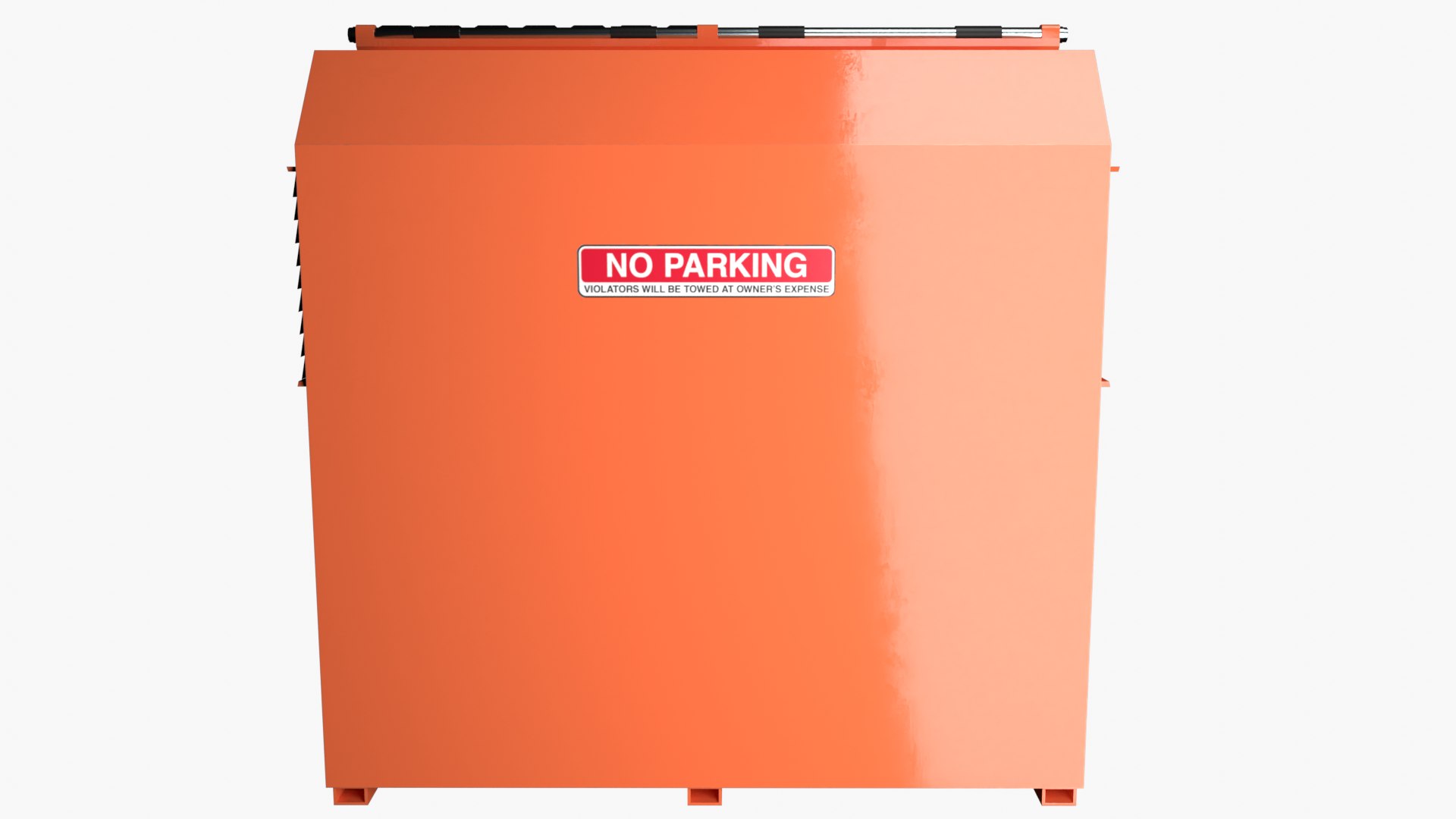 3D Orange Dumpster 8yard New-Dirty - TurboSquid 2158274