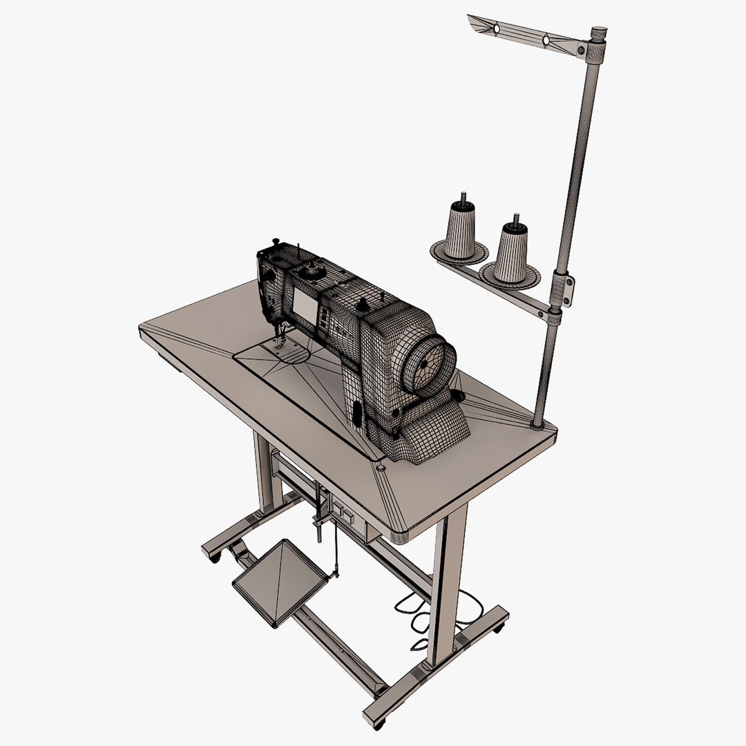 Sewing machine 3D model - TurboSquid 1288194