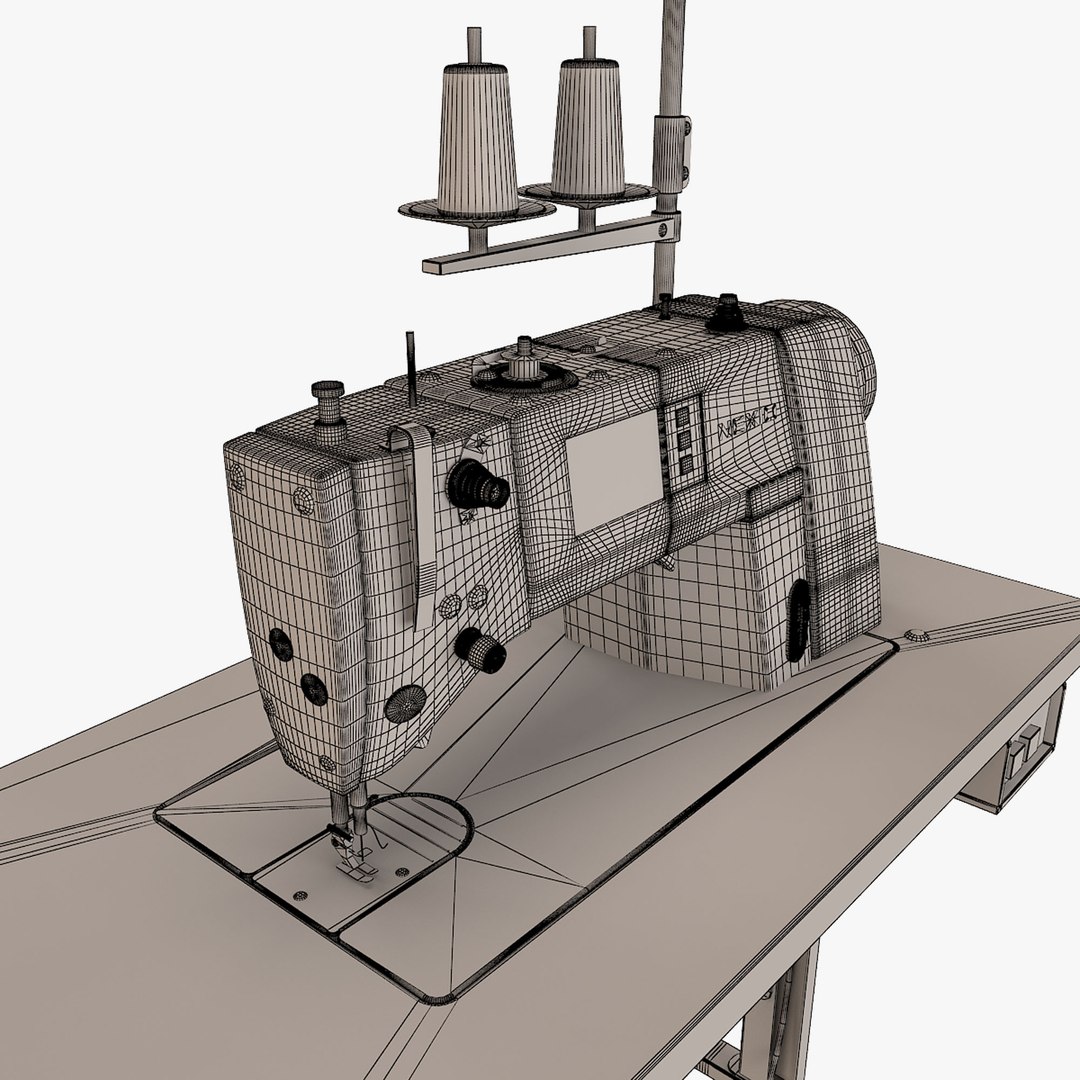 Sewing Machine 3D Model - TurboSquid 1288194