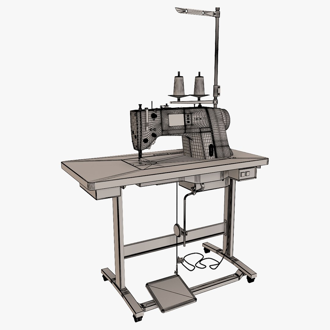 Sewing Machine 3D Model - TurboSquid 1288194