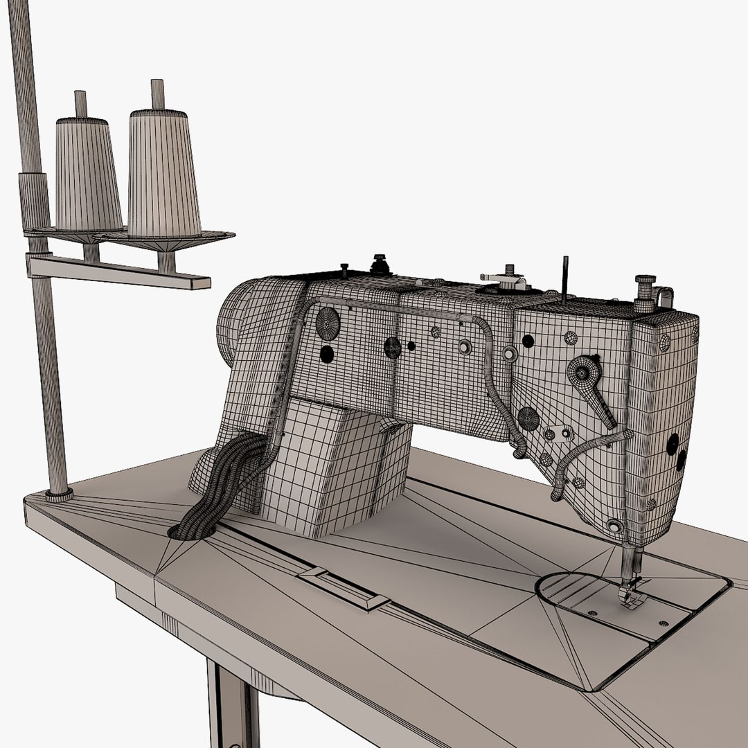 Sewing Machine 3D Model - TurboSquid 1288194