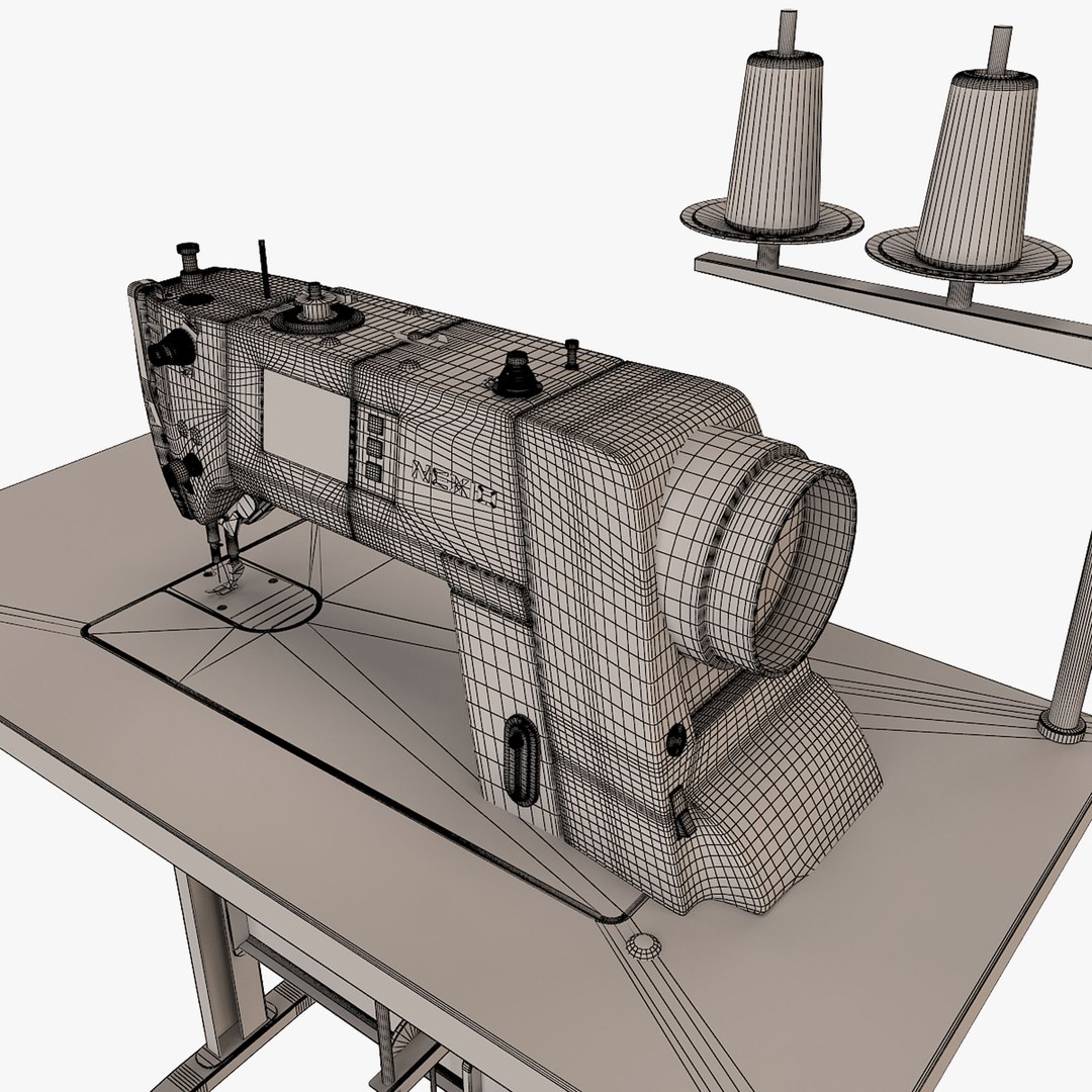 Sewing Machine 3D Model - TurboSquid 1288194