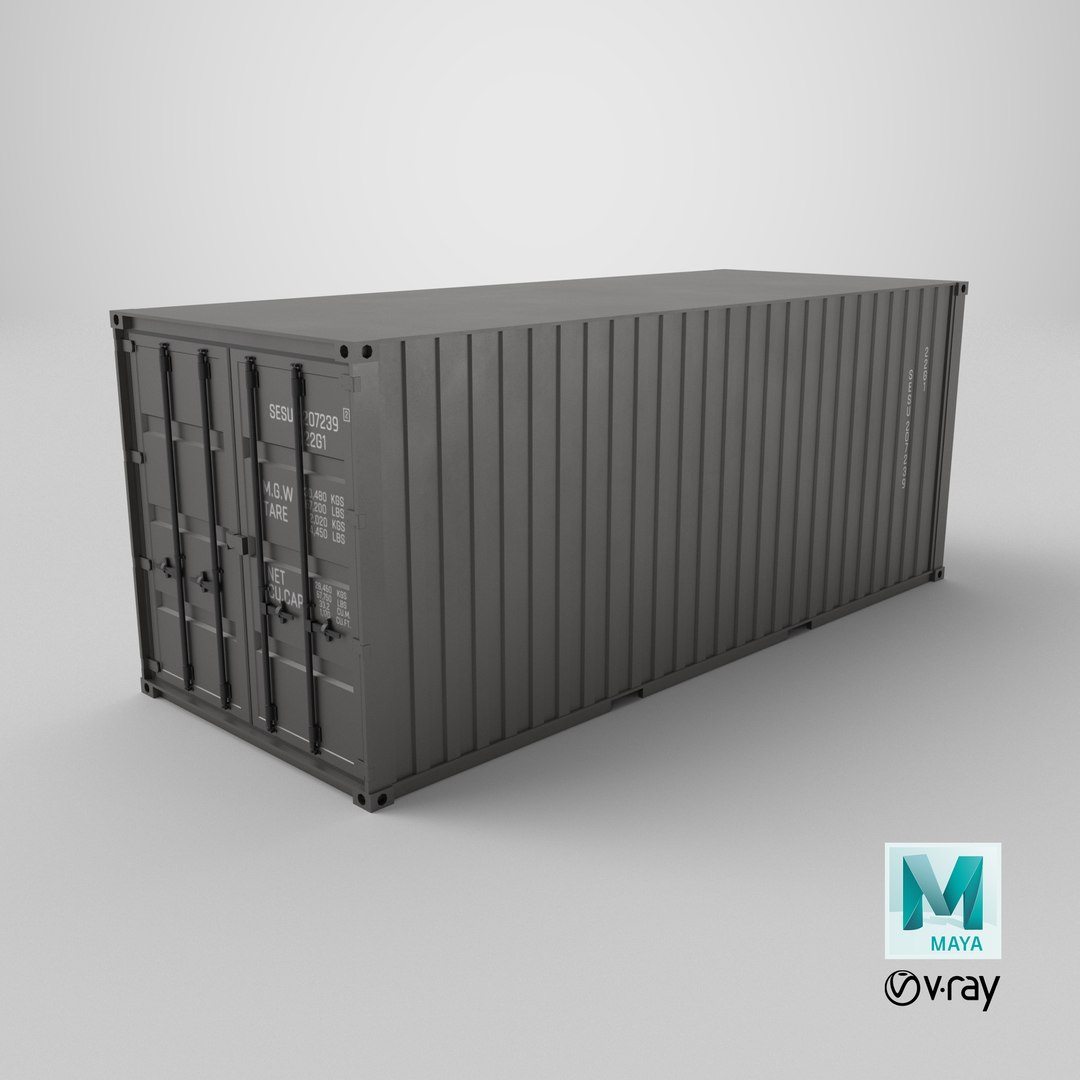 Container 3D Model - TurboSquid 1686206