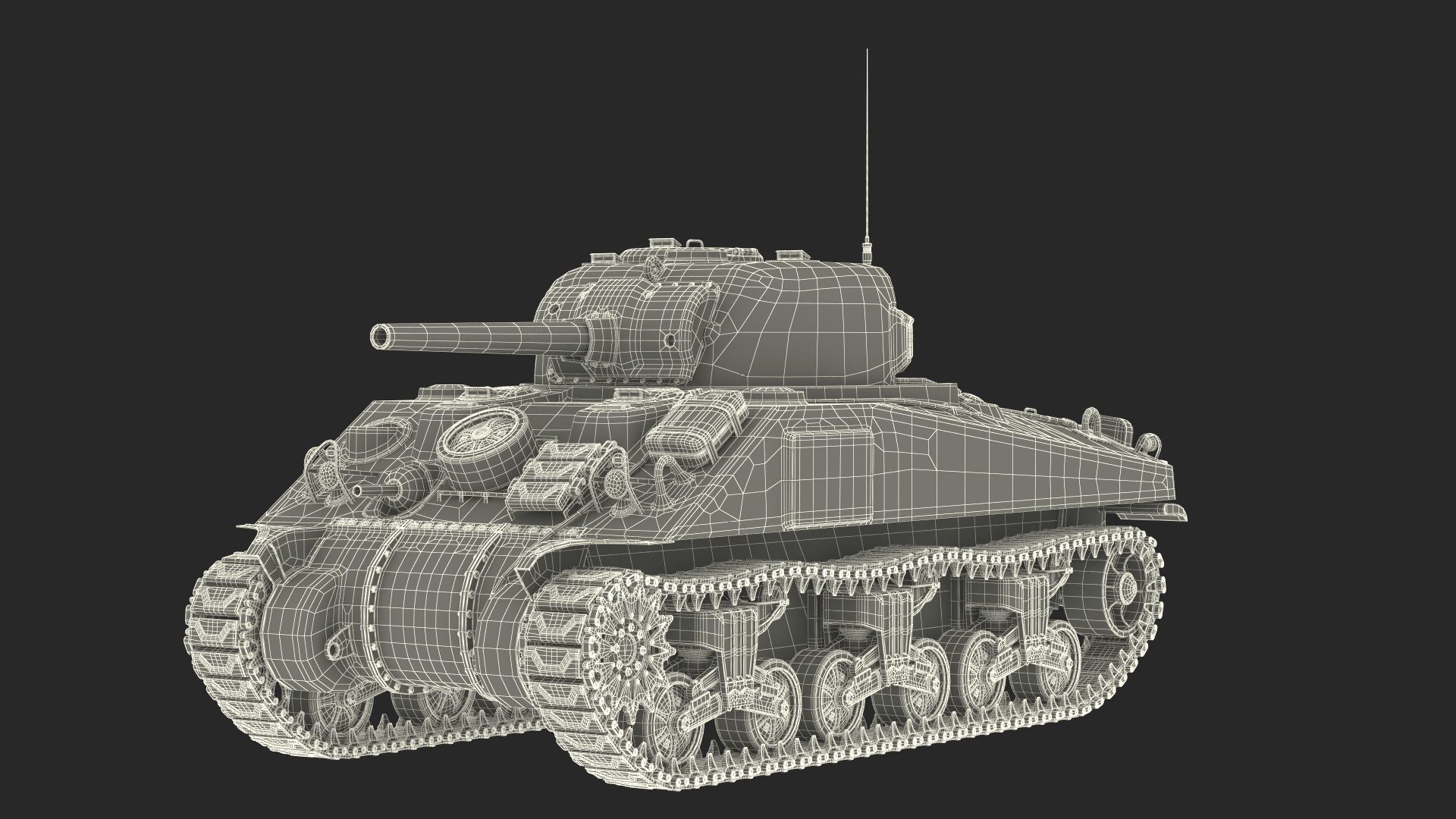 M4 Sherman Tank Rigged For Cinema 4D 3D Model - TurboSquid 2325774