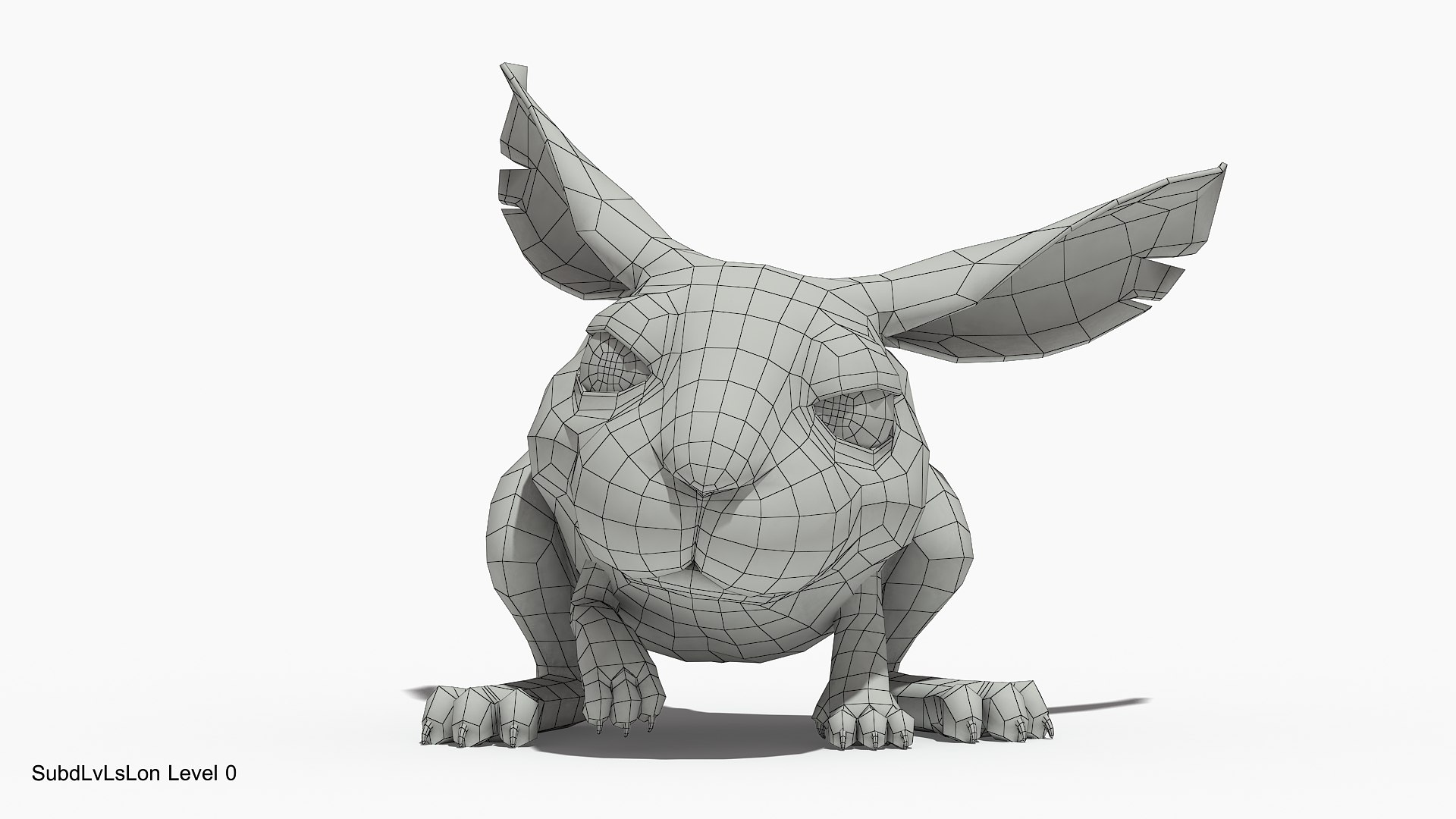 3d Model Of Rabbit Character Rig
