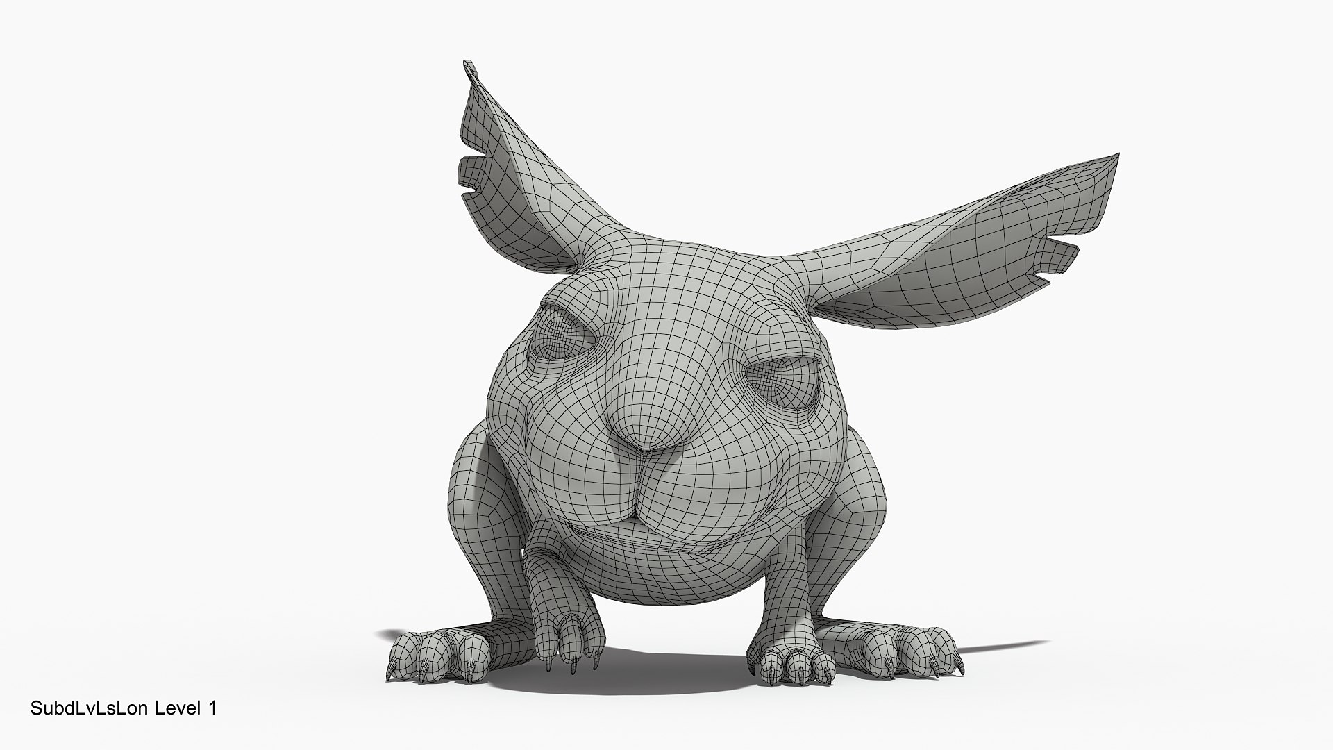 3d Model Of Rabbit Character Rig