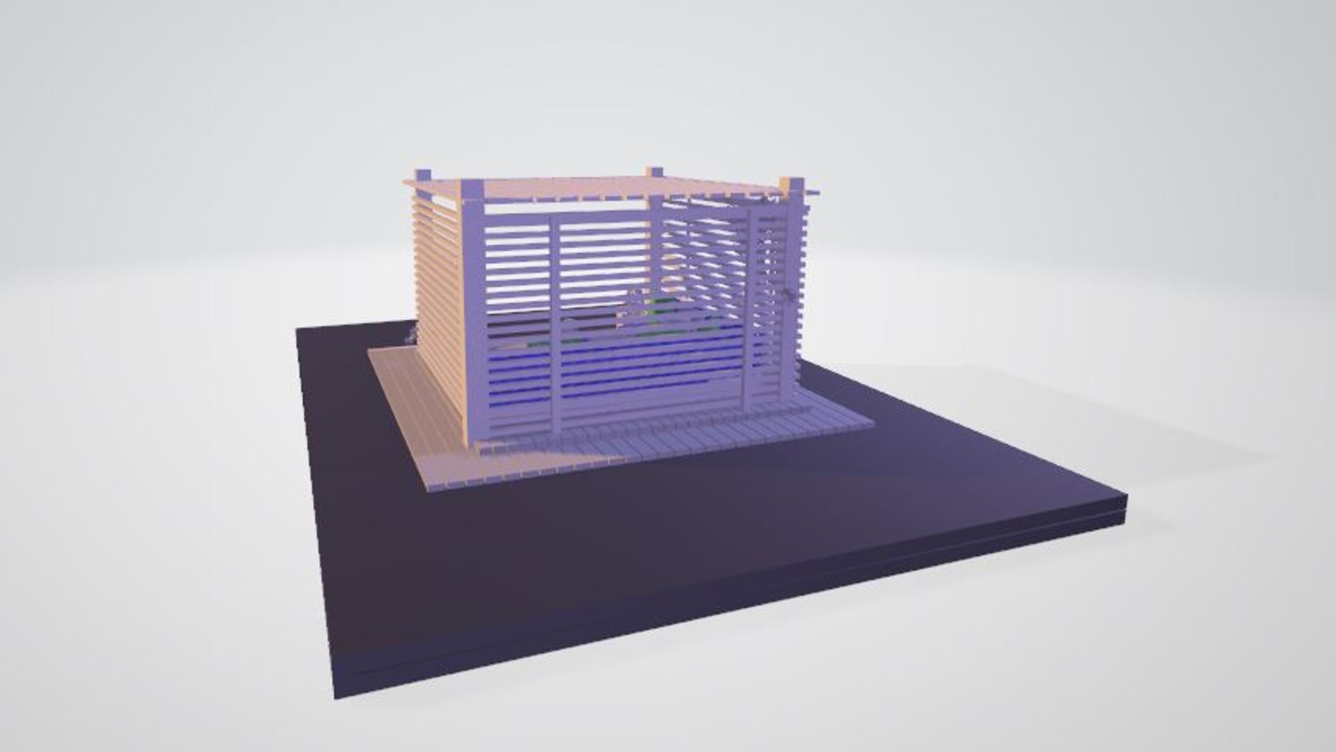 3D Gazebo Setup - TurboSquid 2285813