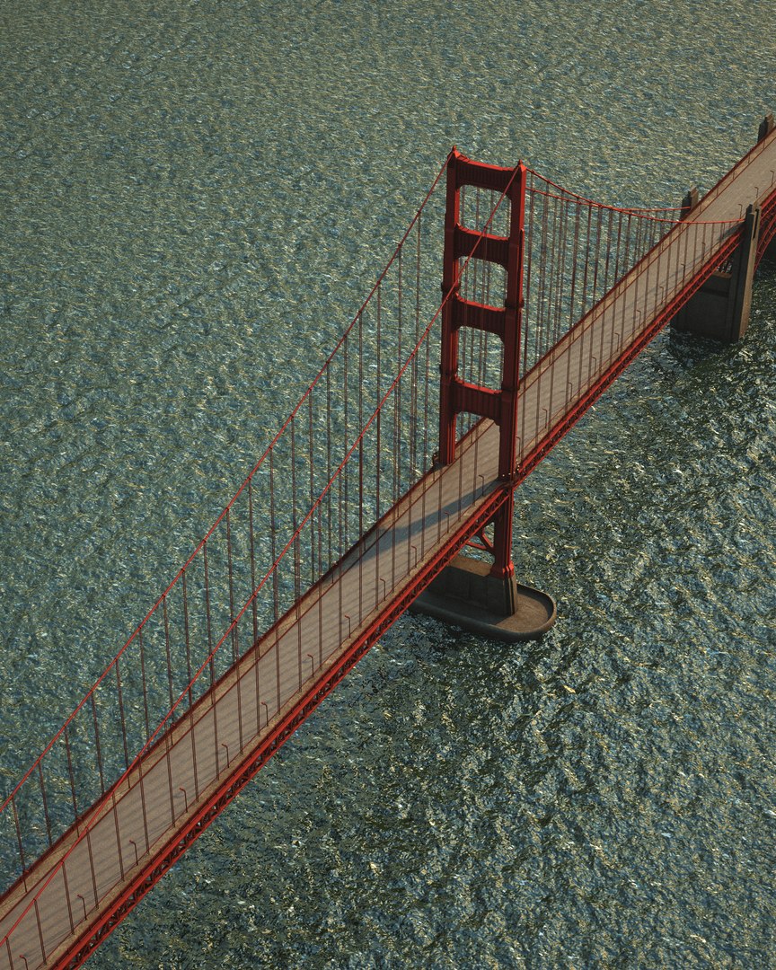 3d Golden Gate