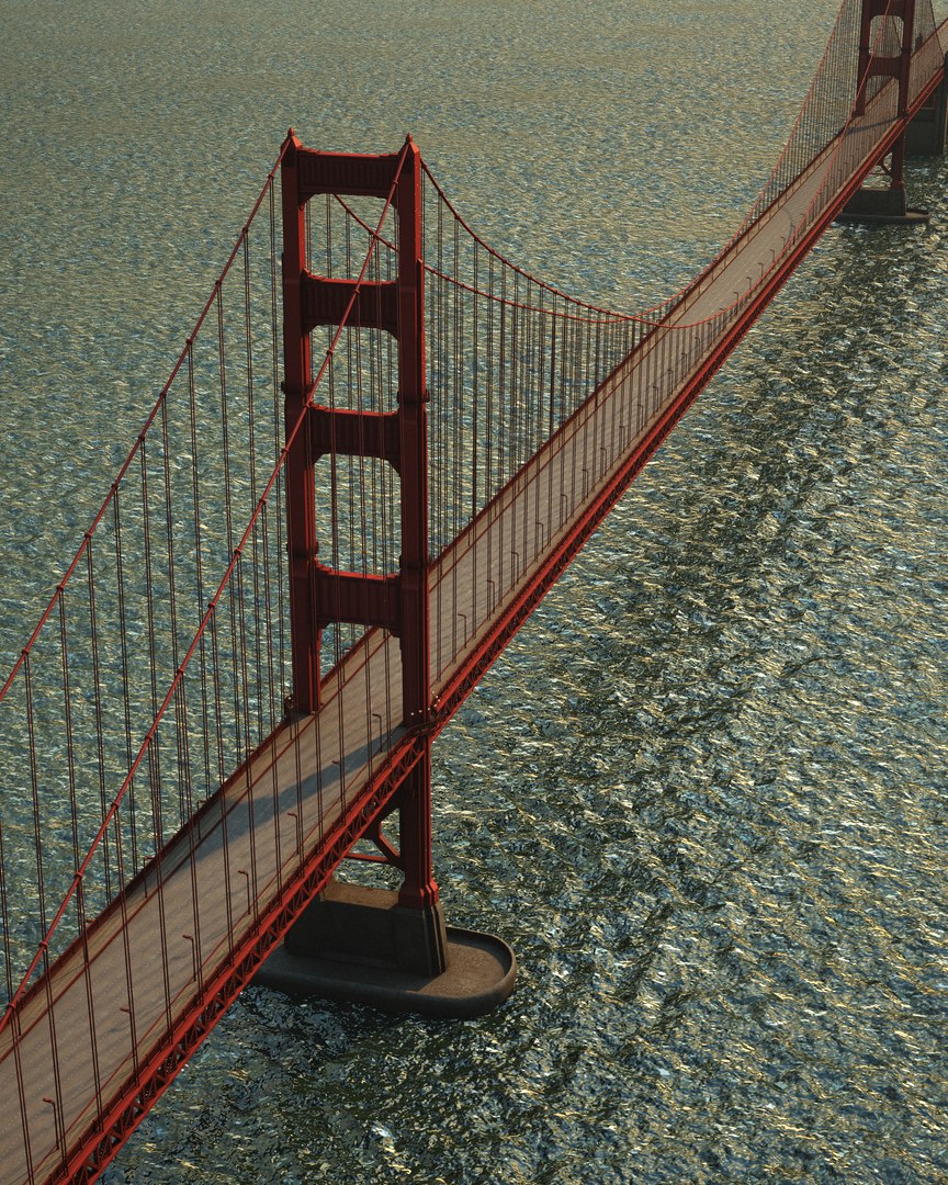 3d Golden Gate